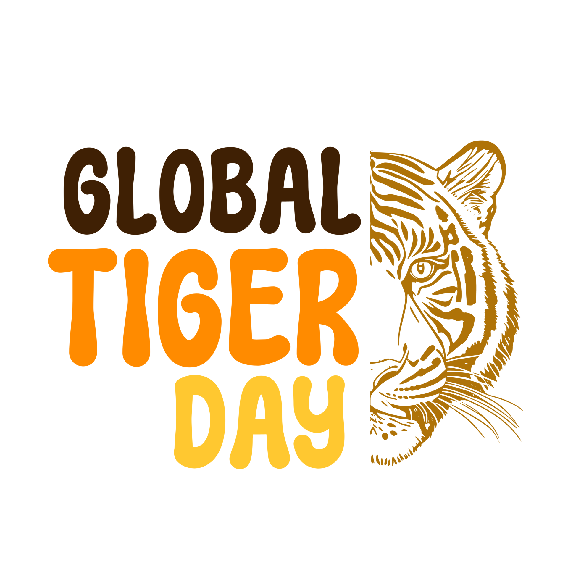 Global Tiger Day Text Typography Calligraphy Lettering Inscription global-tiger-day-text-typography-calligraphy-lettering-inscription