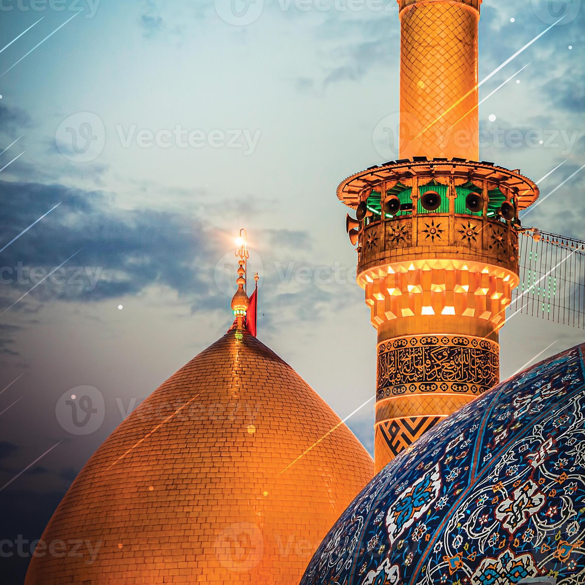 Imam Hussain shrine background - Islamic template for social media ... Imam Hussain shrine background - Islamic template for social media ...