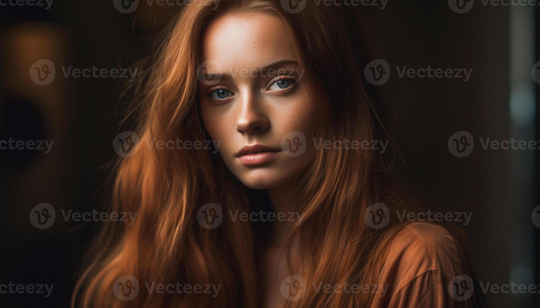 One Beautiful Woman Confident And Naked Smiling At Camera Generated