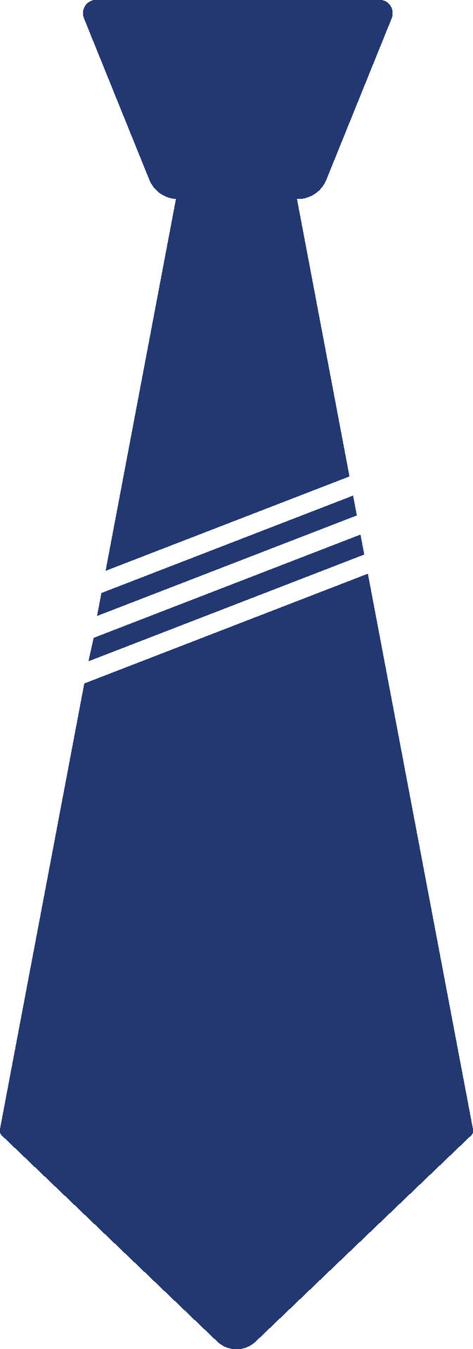 Isolated blue tie in flat style. 25084857 Vector Art at Vecteezy