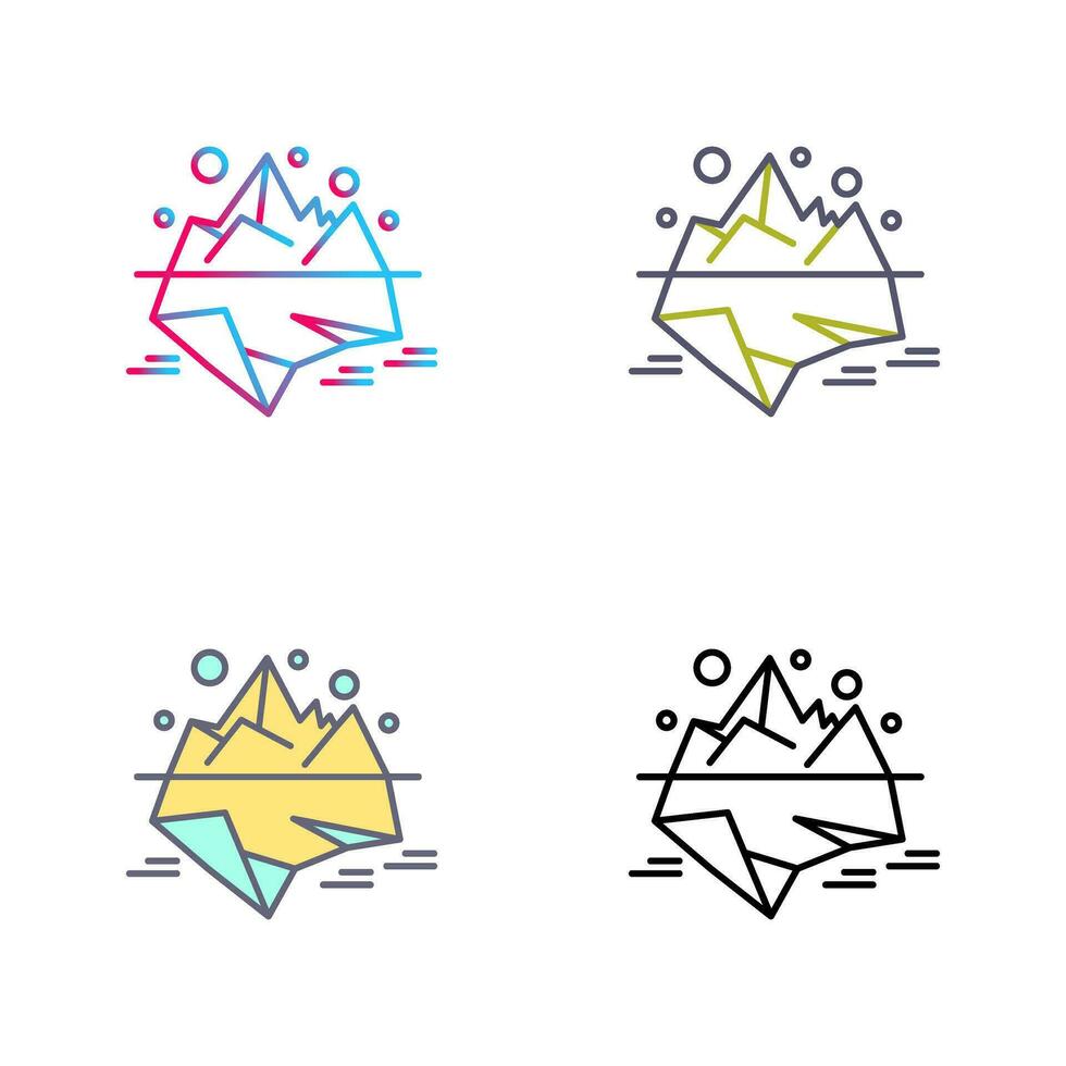 Iceberg Vector Icon 25089386 Vector Art at Vecteezy