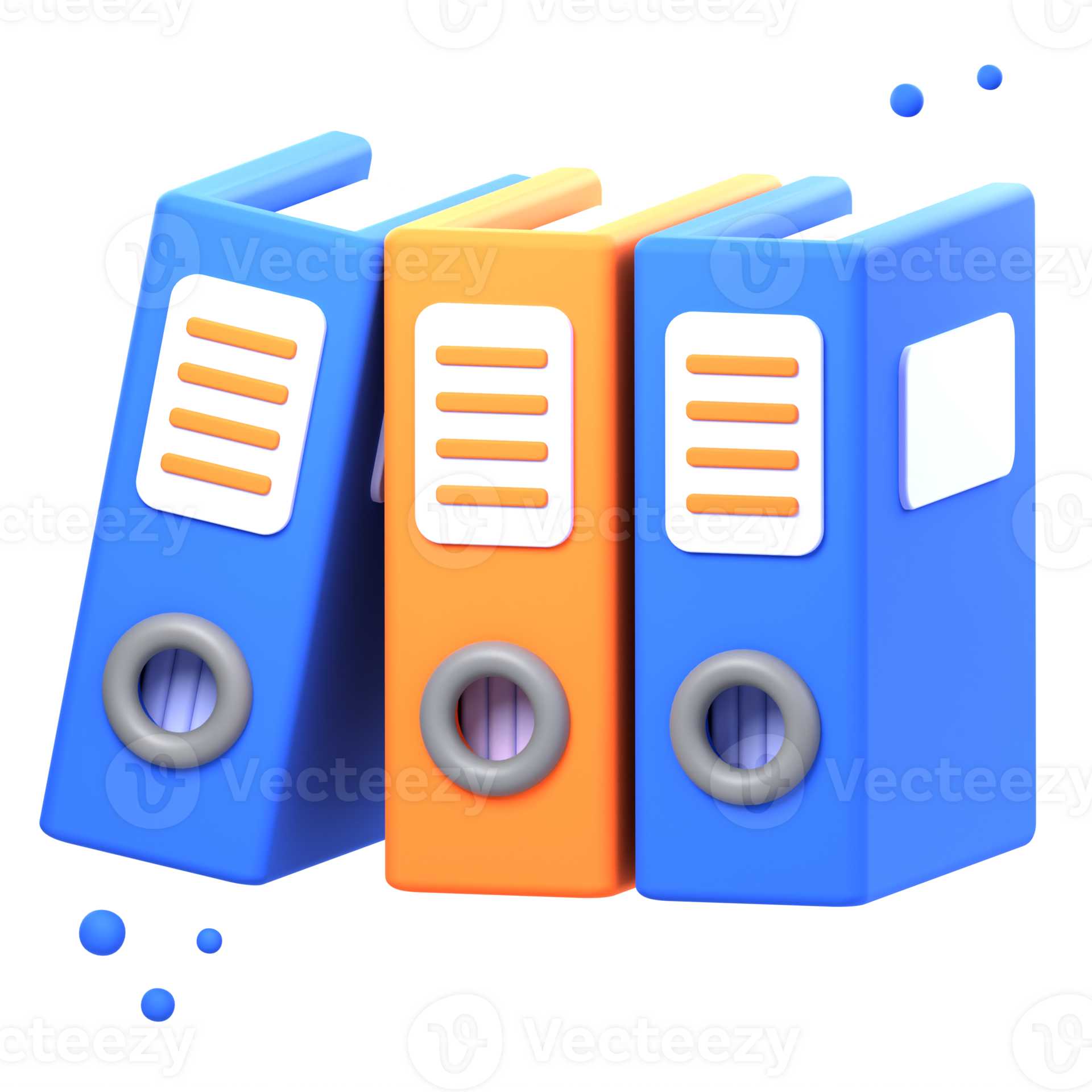 3D binders render graphics of stylish and functional binder designs ...