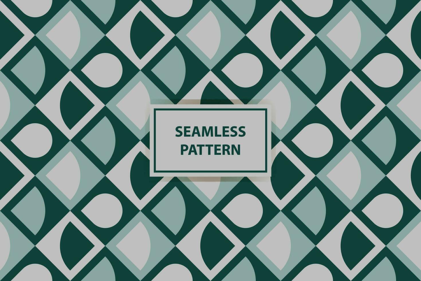 Vector Geometric Seamless Pattern Abstract Graphic Background With Squares Lines Grid Simple