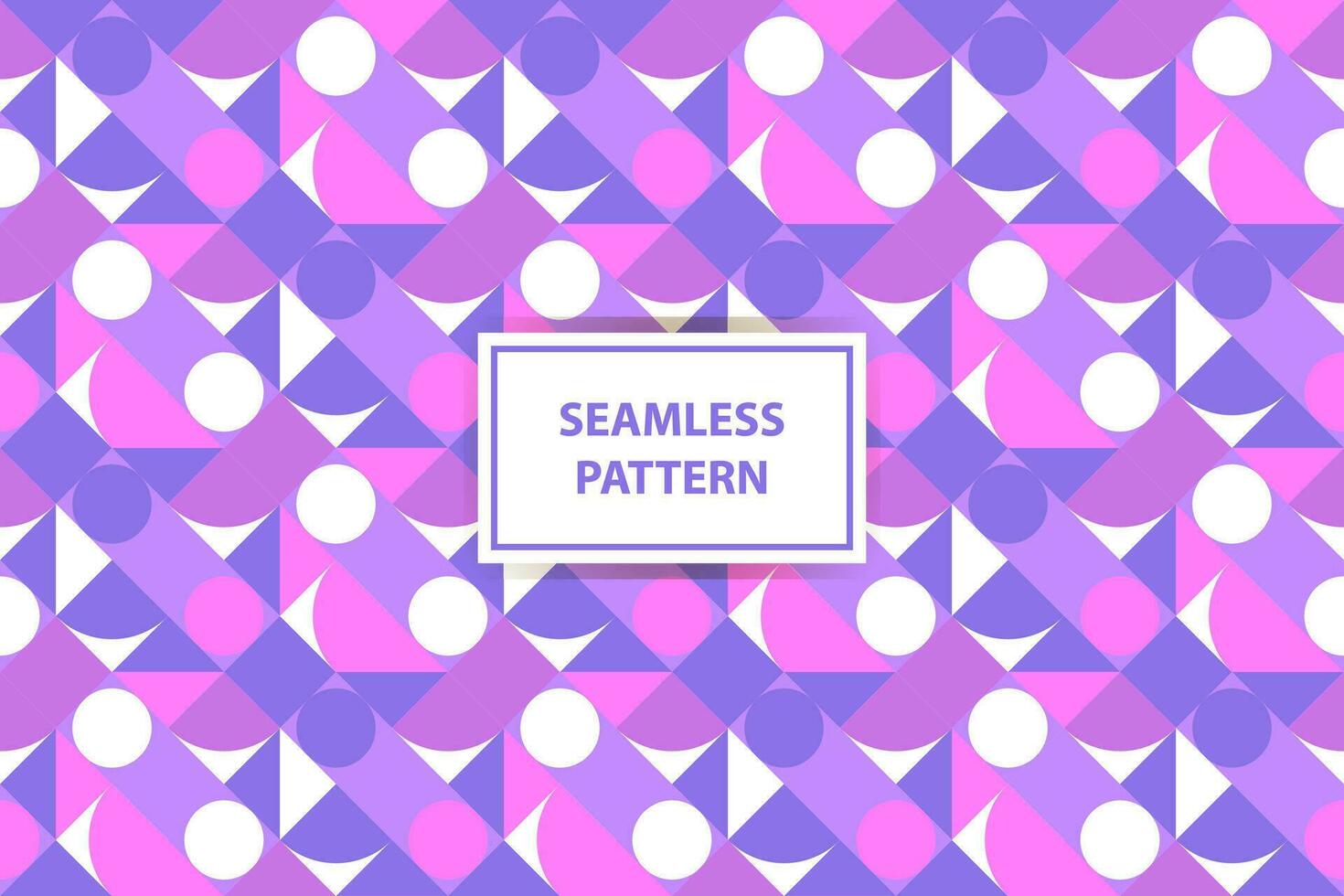 Vector Geometric Seamless Pattern Abstract Graphic Background With Squares Lines Grid Simple