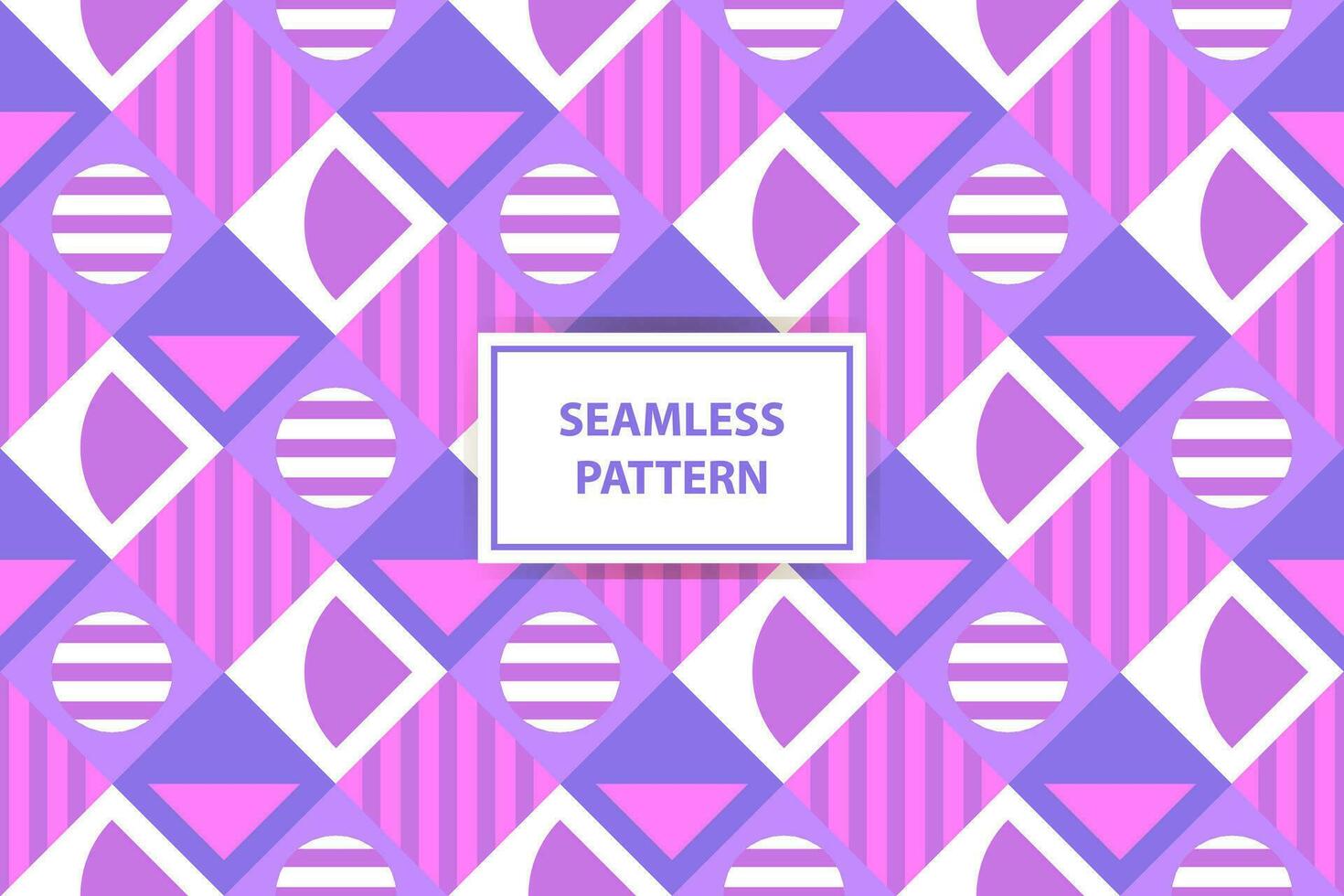 Vector Geometric Seamless Pattern Abstract Graphic Background With Squares Lines Grid Simple