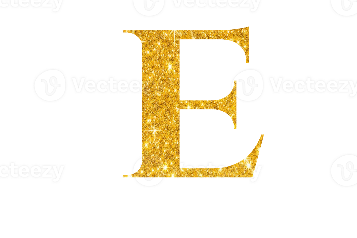 Gold Glitter Alphabet Letters Transparent PNG 25106021 PNG