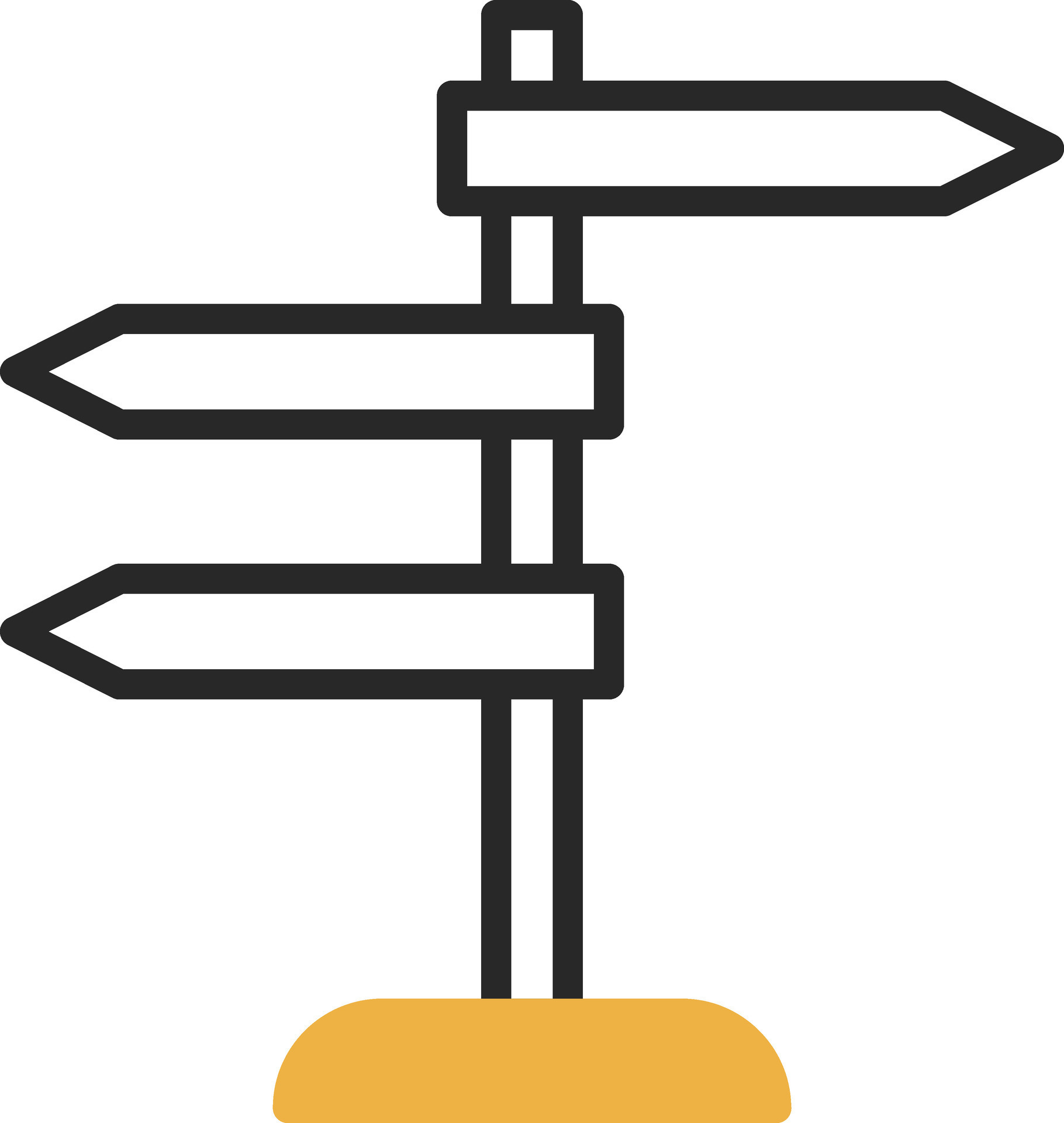 Signpost Vector Icon Design 25109680 Vector Art at Vecteezy Signpost Vector Icon Design 25109680 Vector Art at Vecteezy