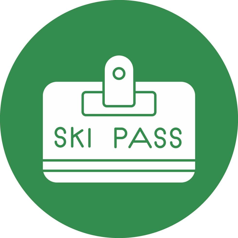 Ski Pass Vector Icon Design 25114248 Vector Art At Vecteezy