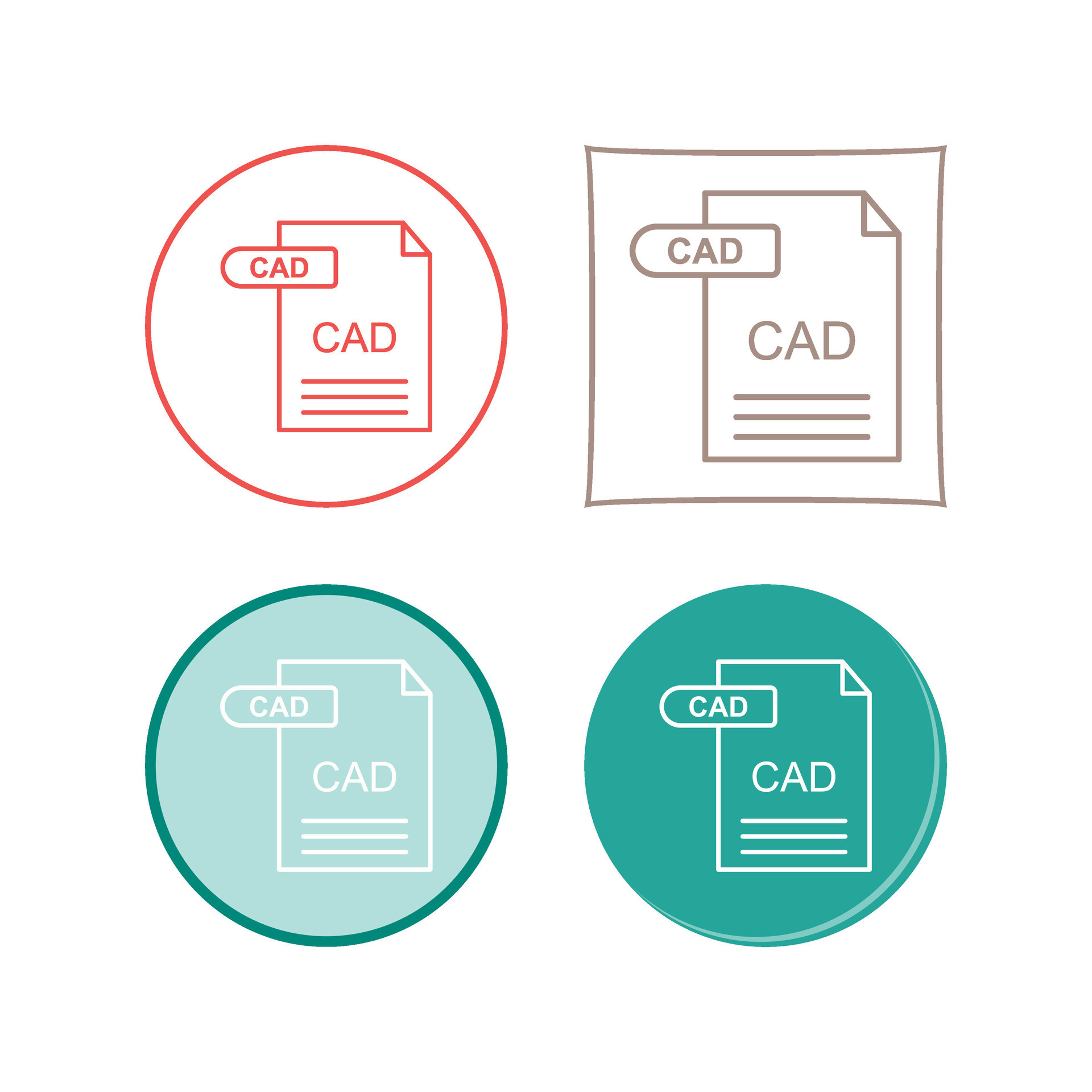 CAD Vector Icon 25115023 Vector Art at Vecteezy