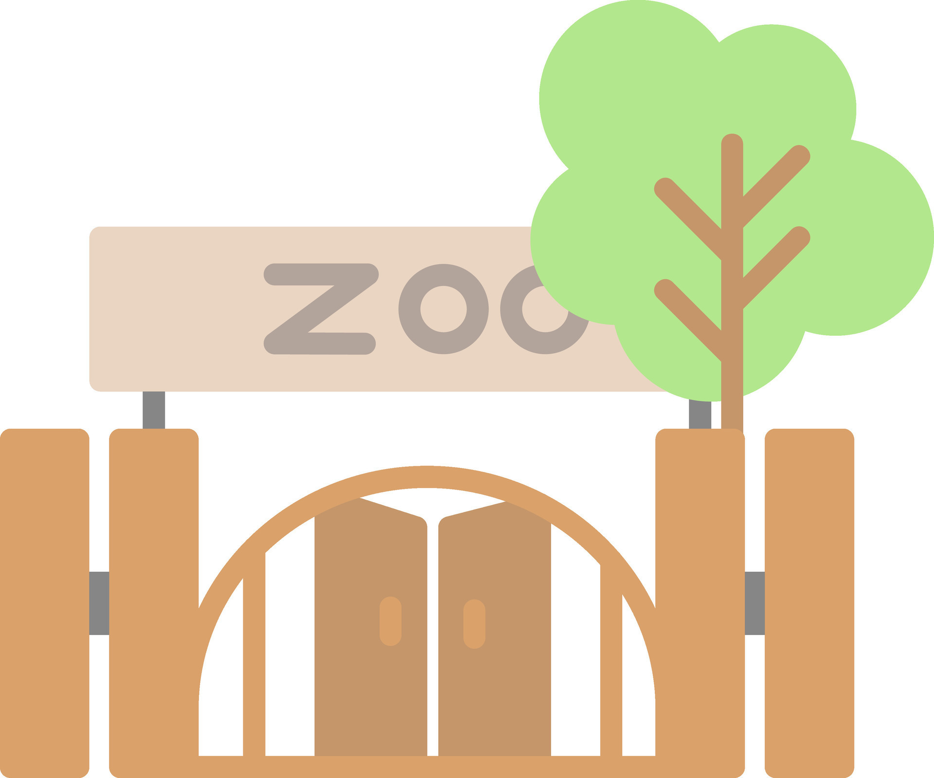 Zoo Vector Icon Design 25129598 Vector Art at Vecteezy