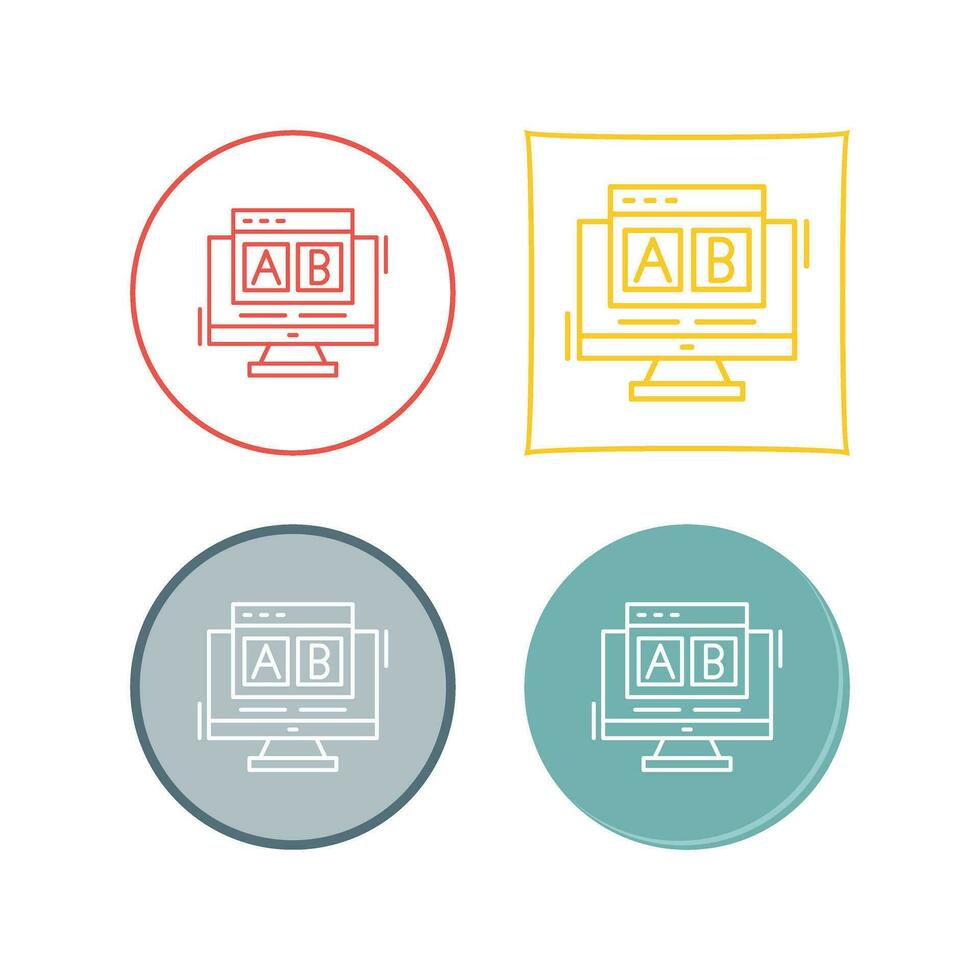 AB Testing Vector Icon 25131930 Vector Art at Vecteezy AB Testing Vector Icon 25131930 Vector Art at Vecteezy