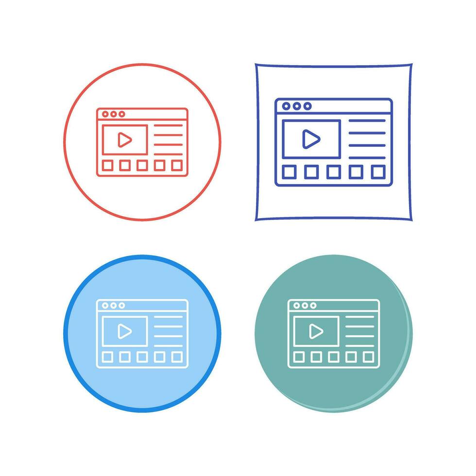 icono de vector de tutoriales en línea 25134480 Vector en Vecteezy