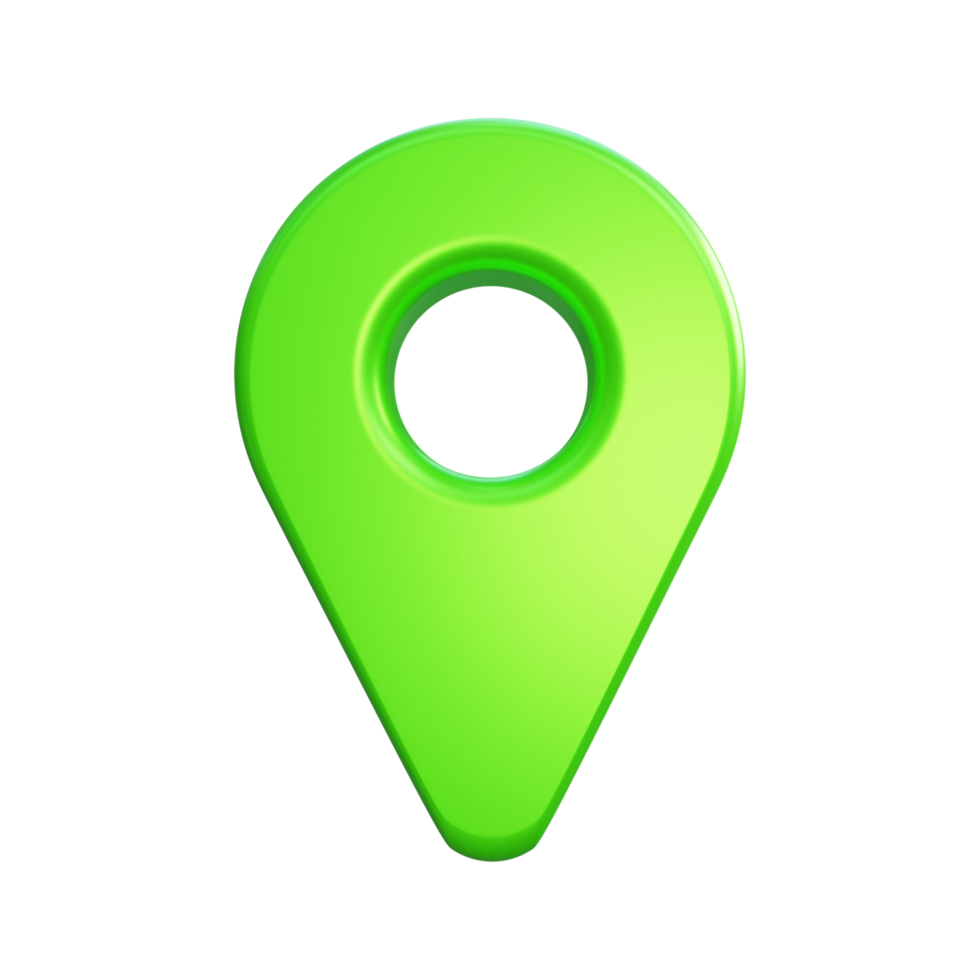realistic map pin location icon 3d rendering navigation sign 25139957 PNG