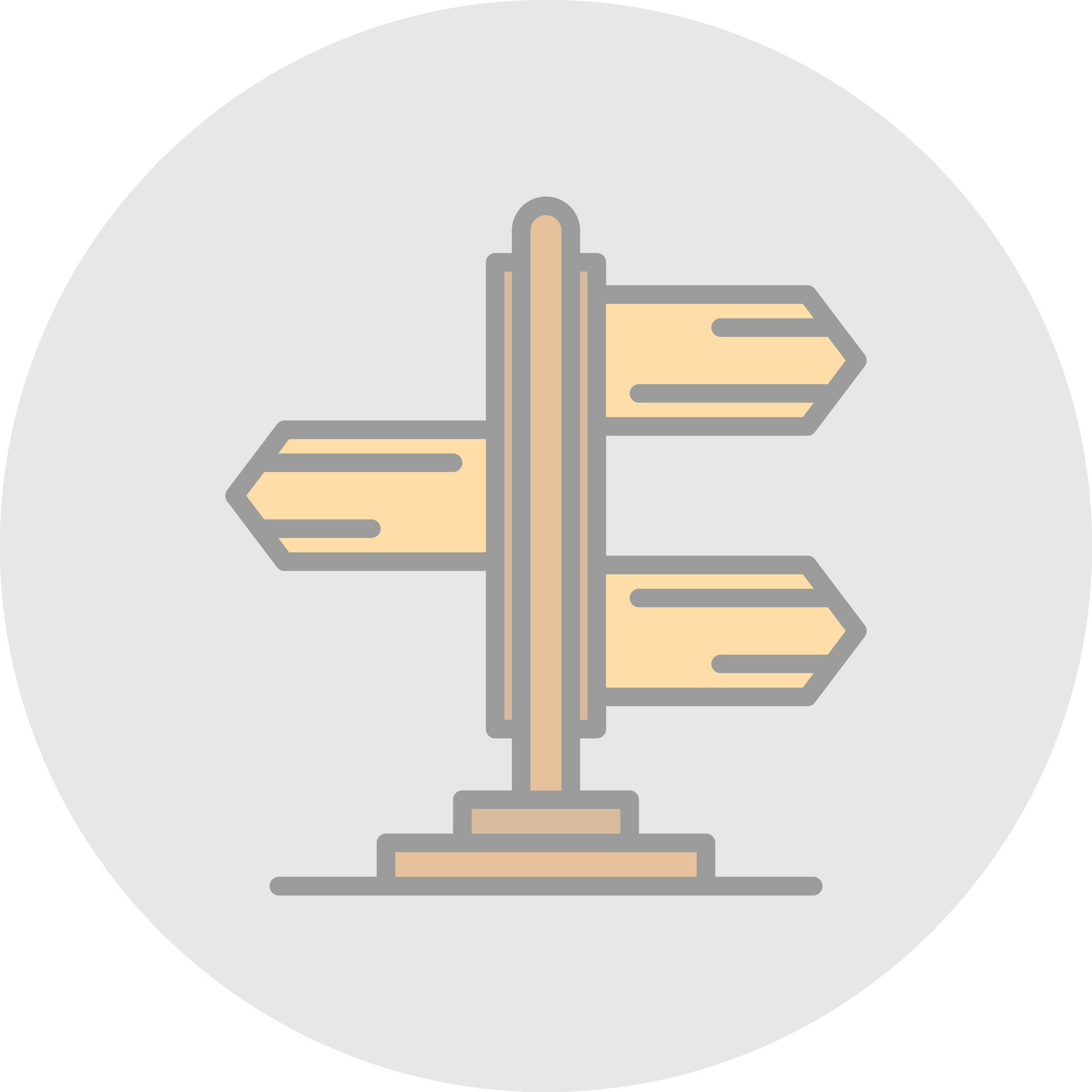 Sign post Vector Icon Design 25155247 Vector Art at Vecteezy