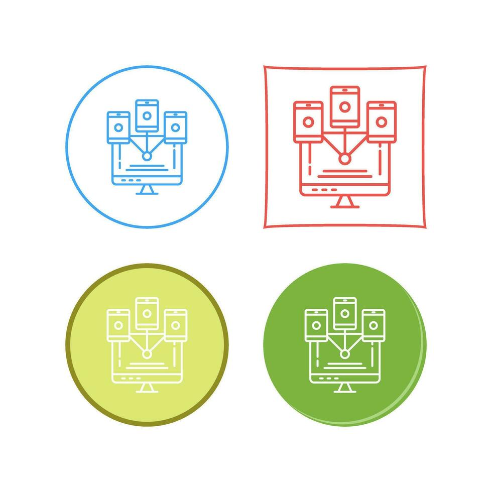 Computer Networks Vector Icon 25161115 Vector Art At Vecteezy