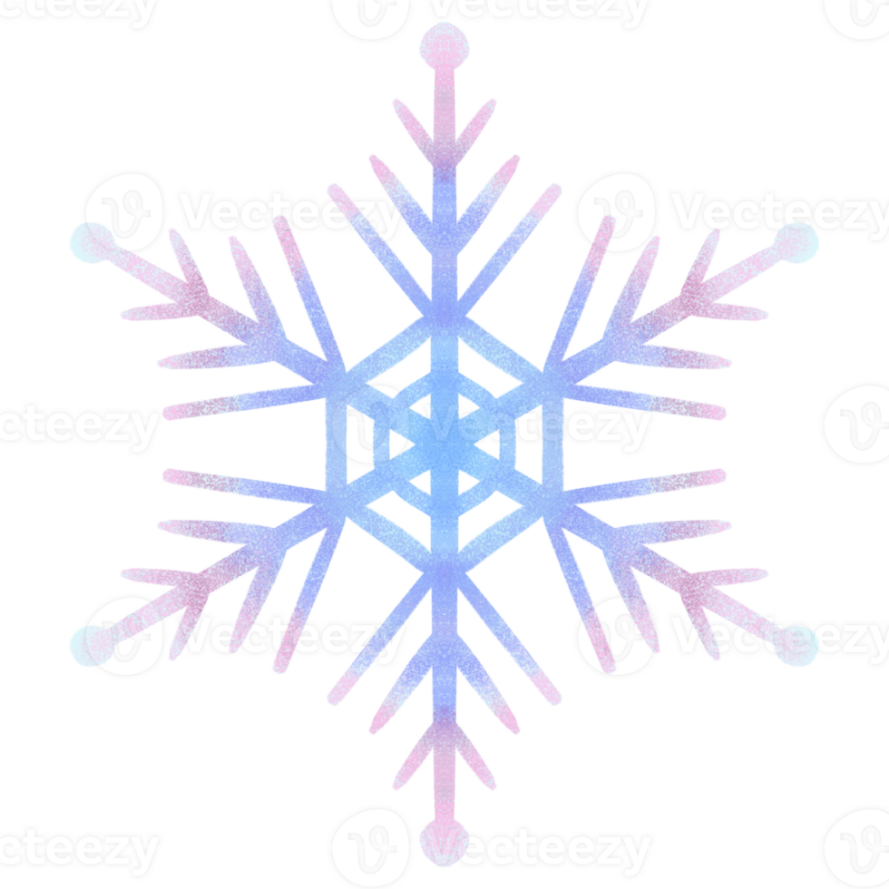Colorful Snowflakes Bundle 25163305 Png