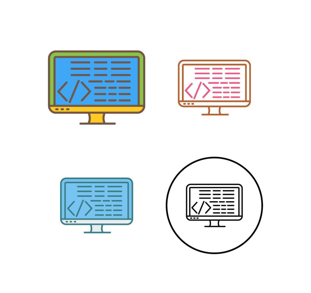 Coding Vector Icon 25168129 Vector Art at Vecteezy