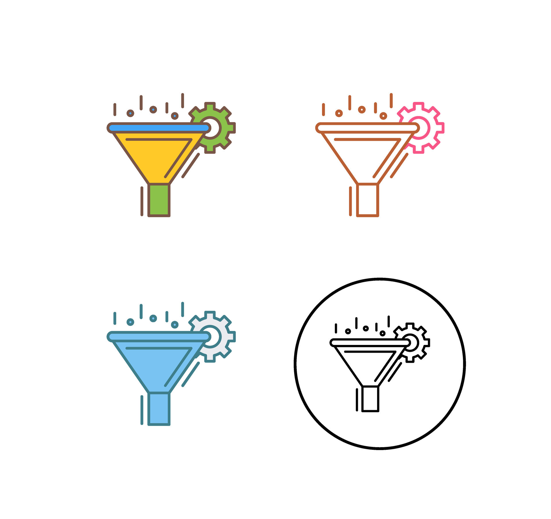 Filtering Vector Icon 25168627 Vector Art at Vecteezy