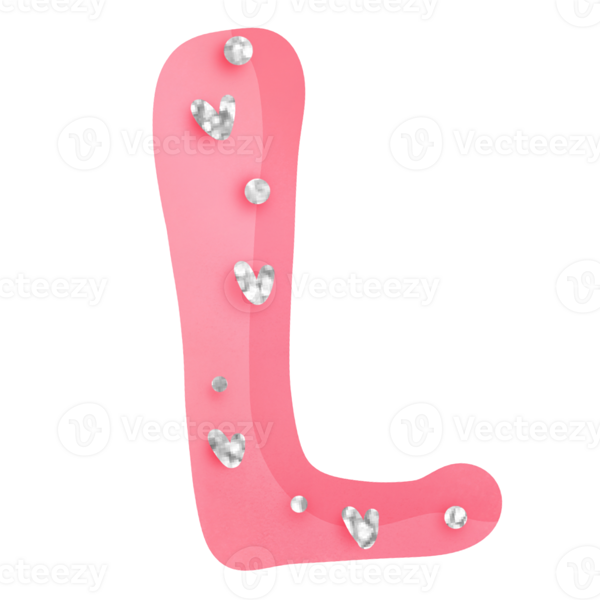 diamond valentine alphabet L 25173613 PNG