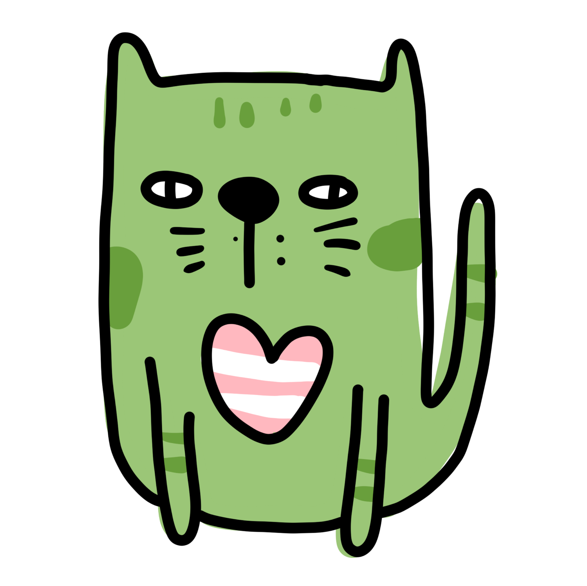 Cute Cat Watercolor 25173927 Png