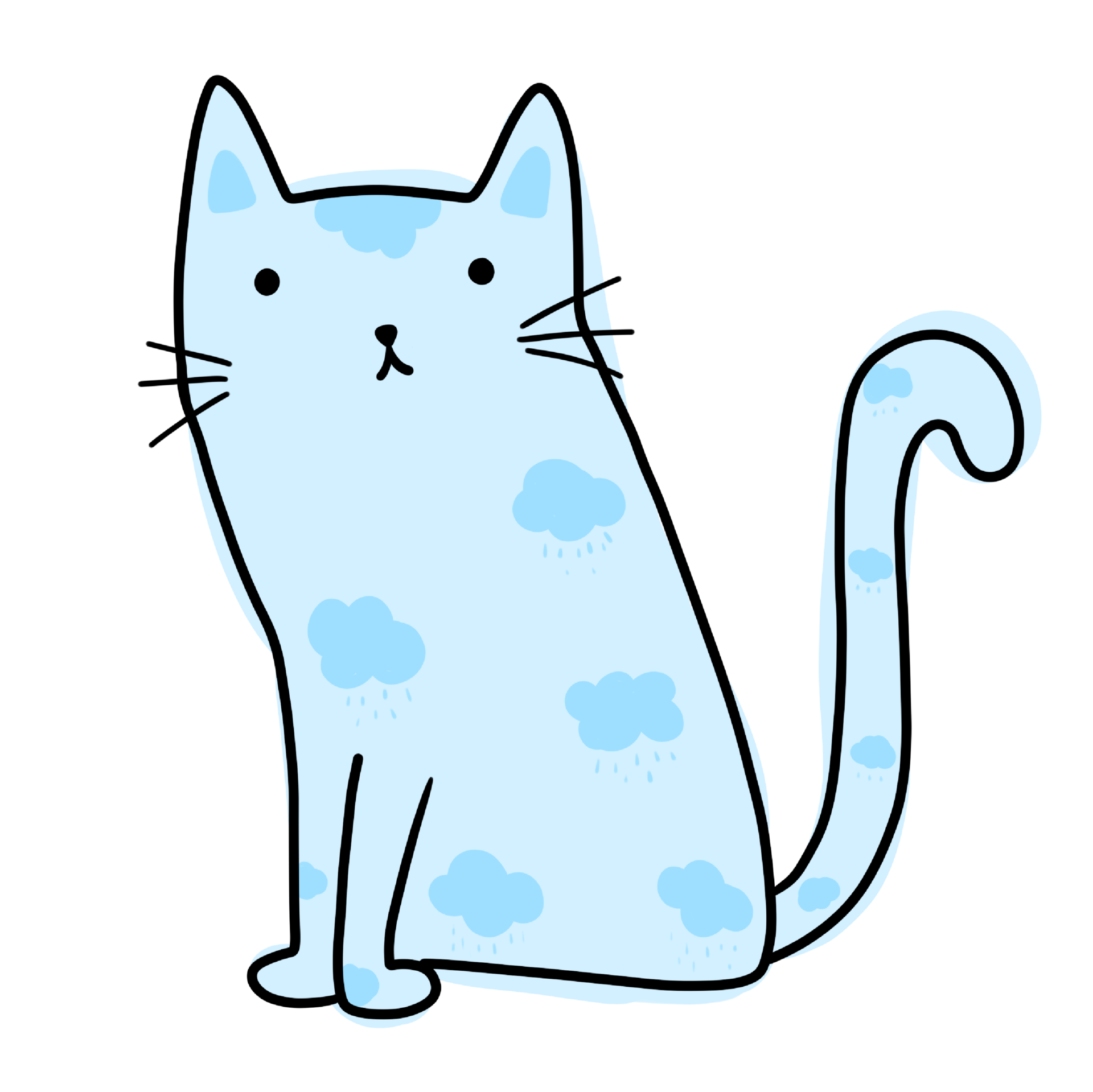 Cute Cat Watercolor 25173945 Png