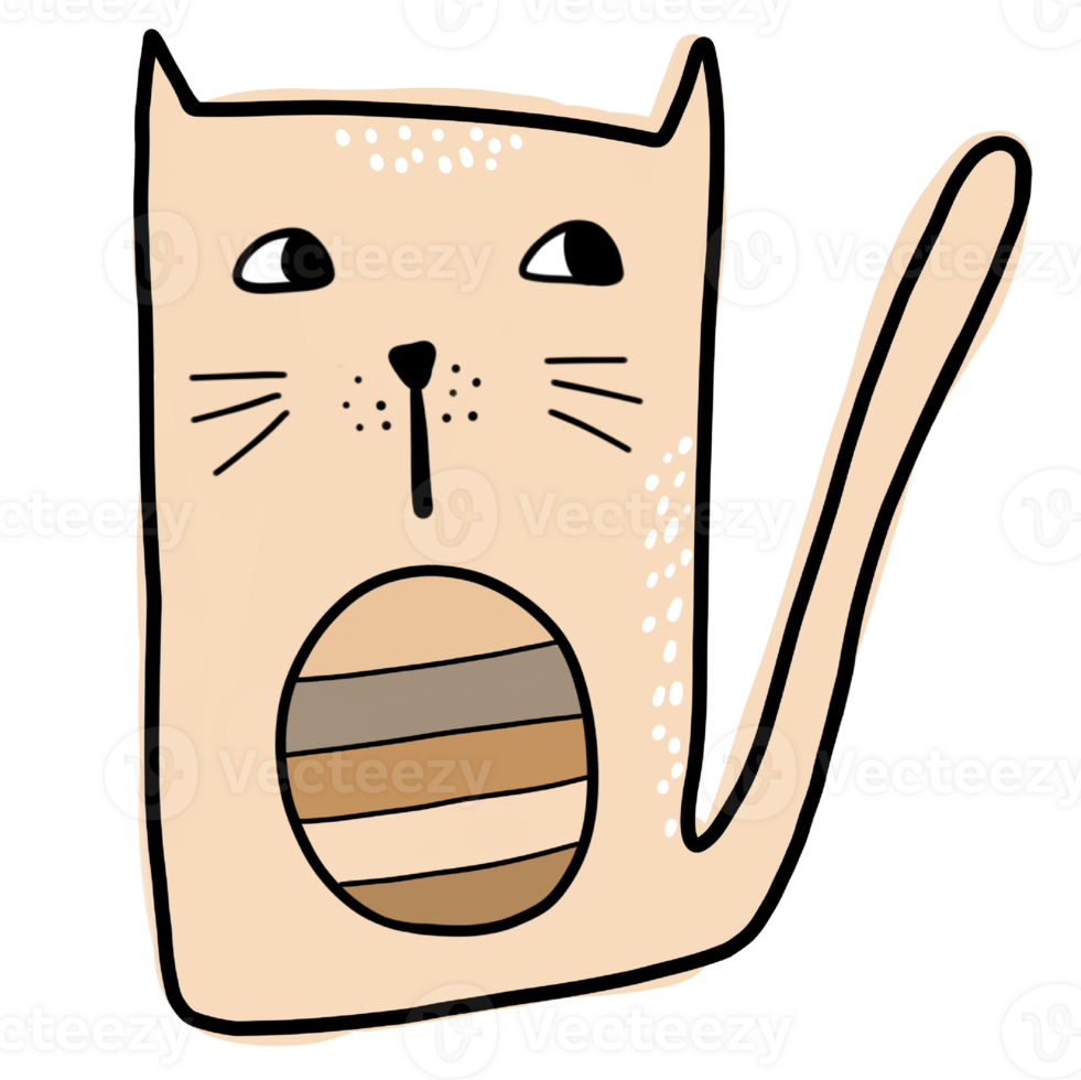 Cute Cat Watercolor 25173966 Png