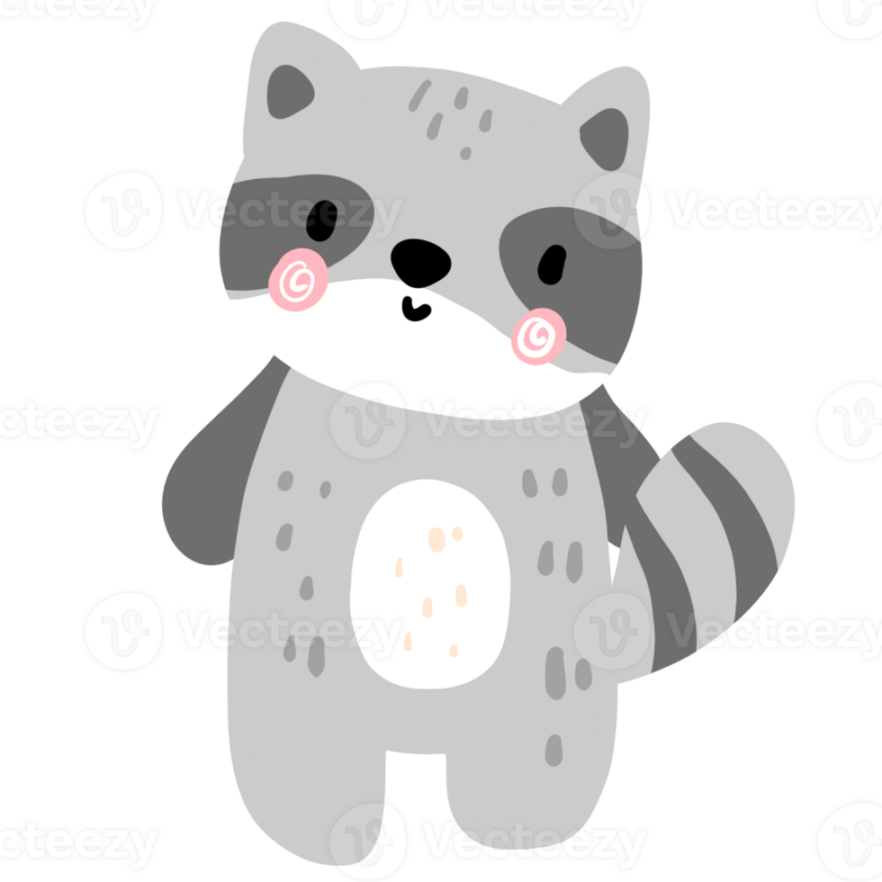 cute raccoon watercolor 25174456 PNG