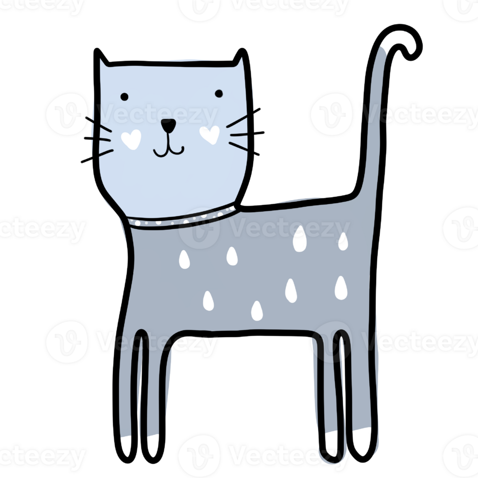Cute Cat Watercolor 25174459 Png