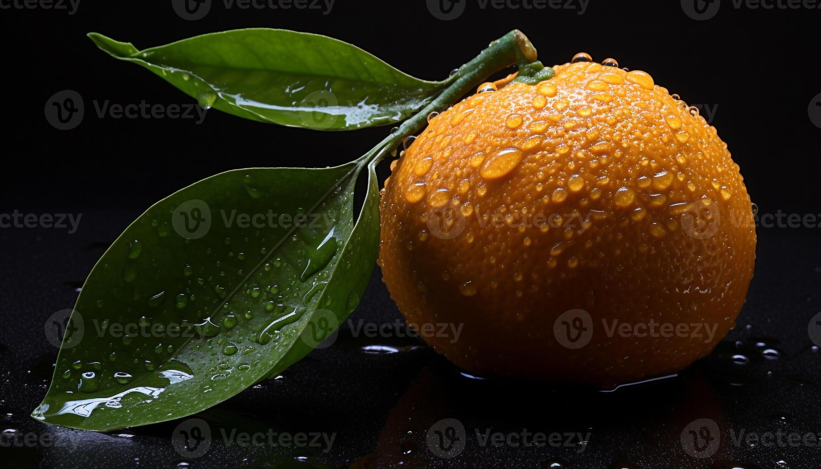 Juicy citrus slice reflects freshness of nature organic refreshment generated by AI 25188324 ...