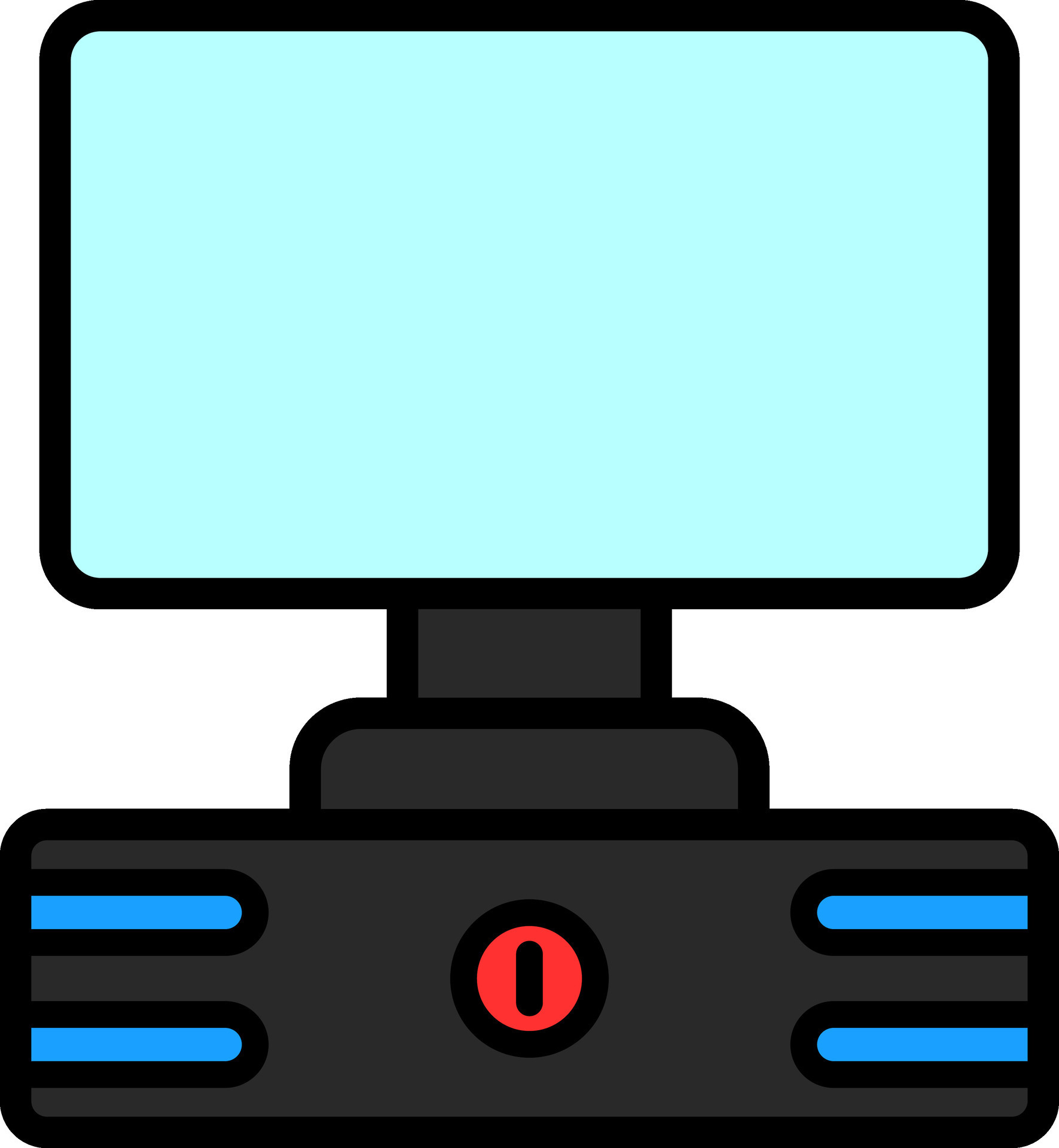 Computer Vector Icon Design 25196716 Vector Art at Vecteezy