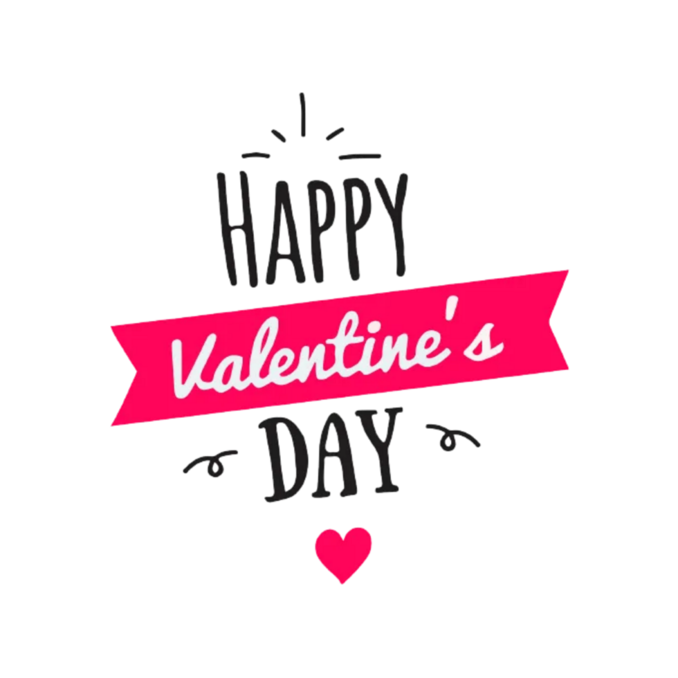 Happy Valentine Day Sticker 25202117 Png