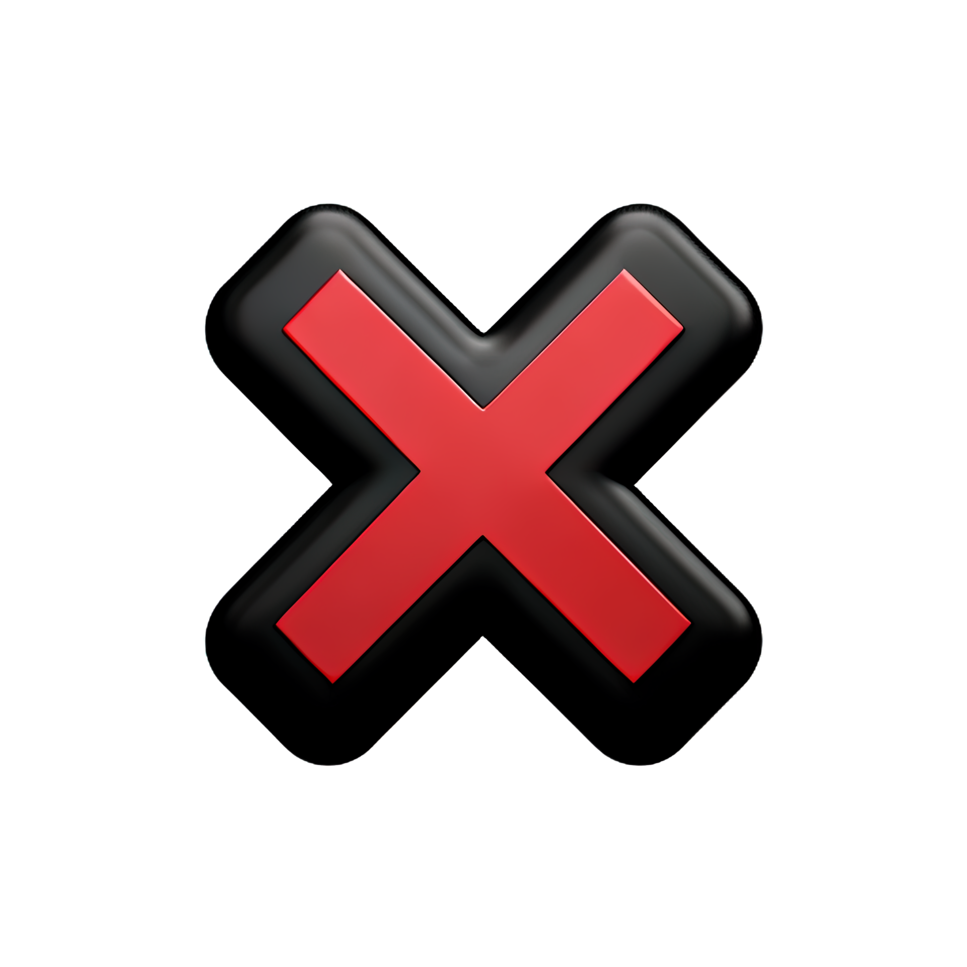 3d icon cross mark 25208761 PNG