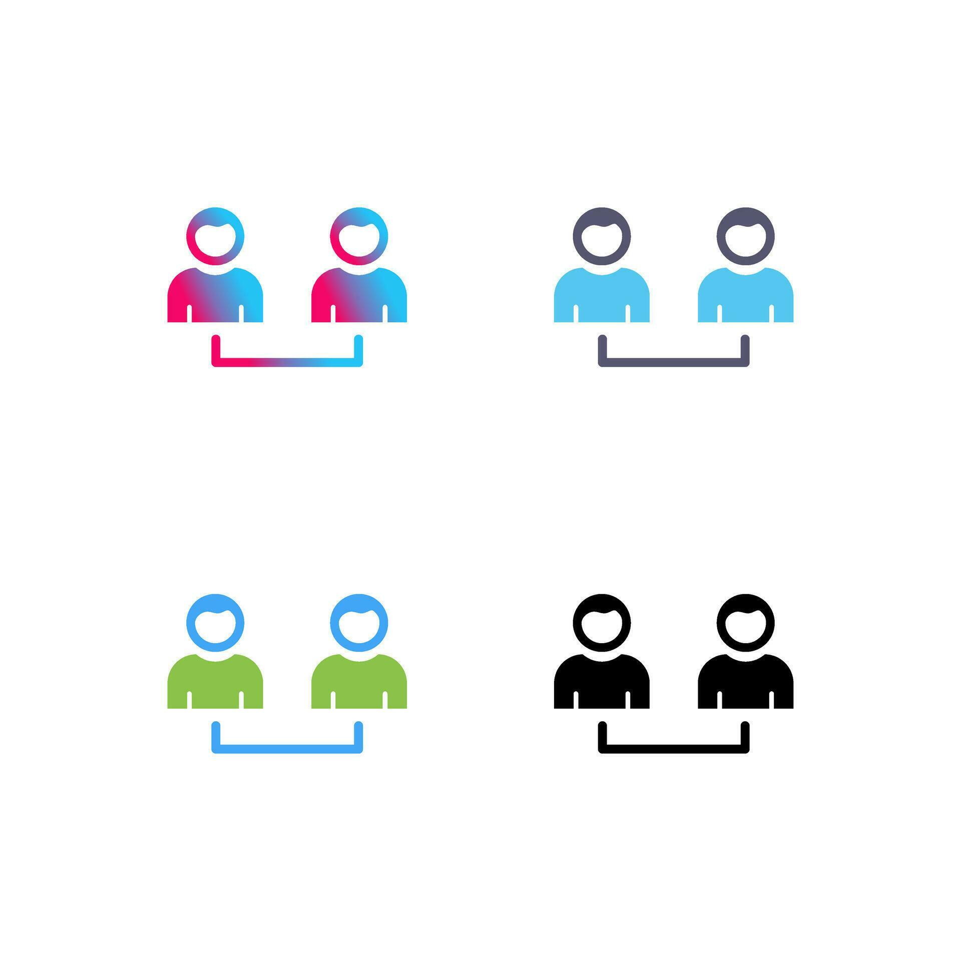 Connected Users Vector Icon 25210243 Vector Art at Vecteezy