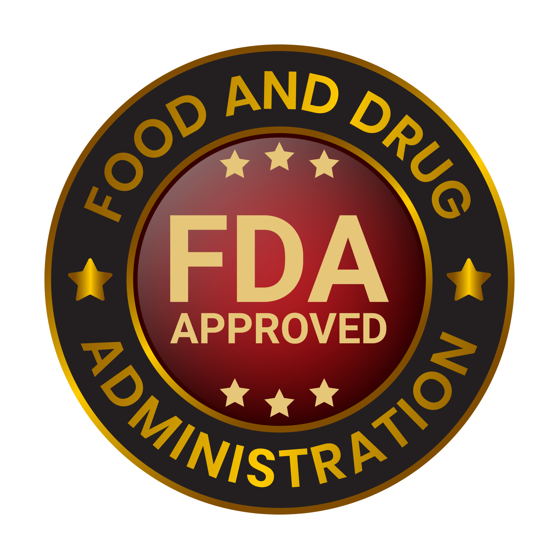 FDA Aprroved Label, Stamp, Badge, Seal, Sticker, Tag, Food And Drug Administration Badge, 3D ...