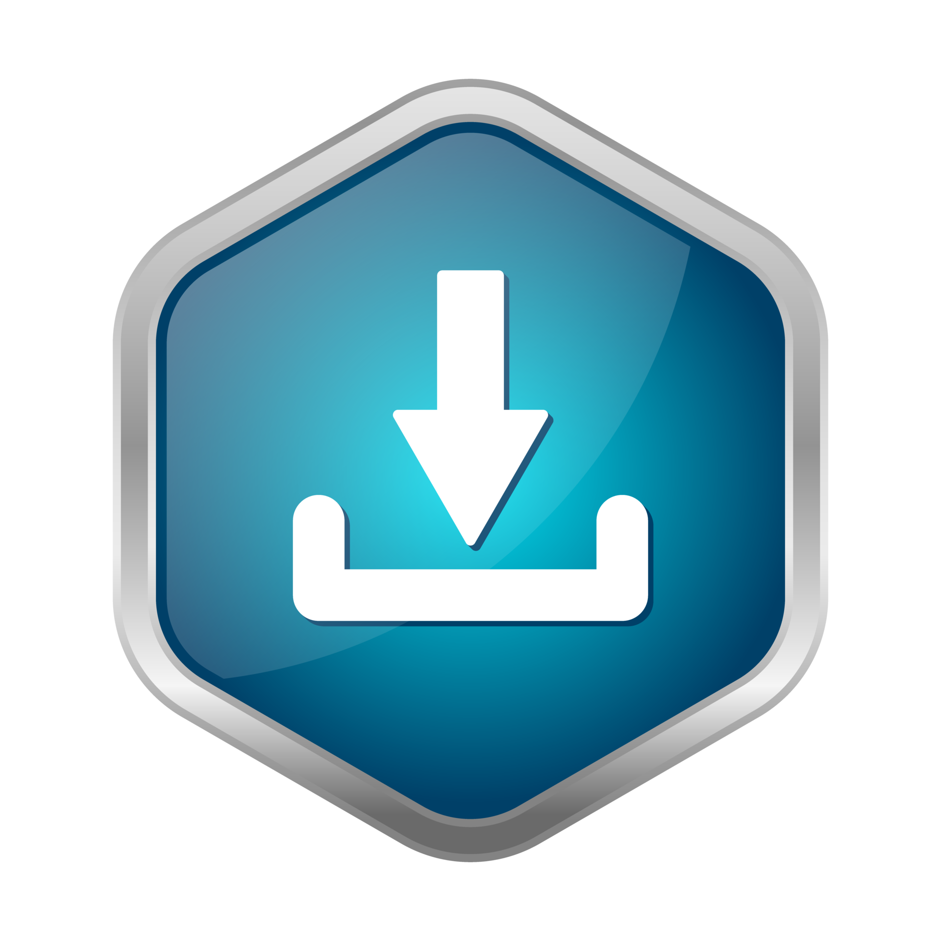 Blue Download Button Blue Download Button