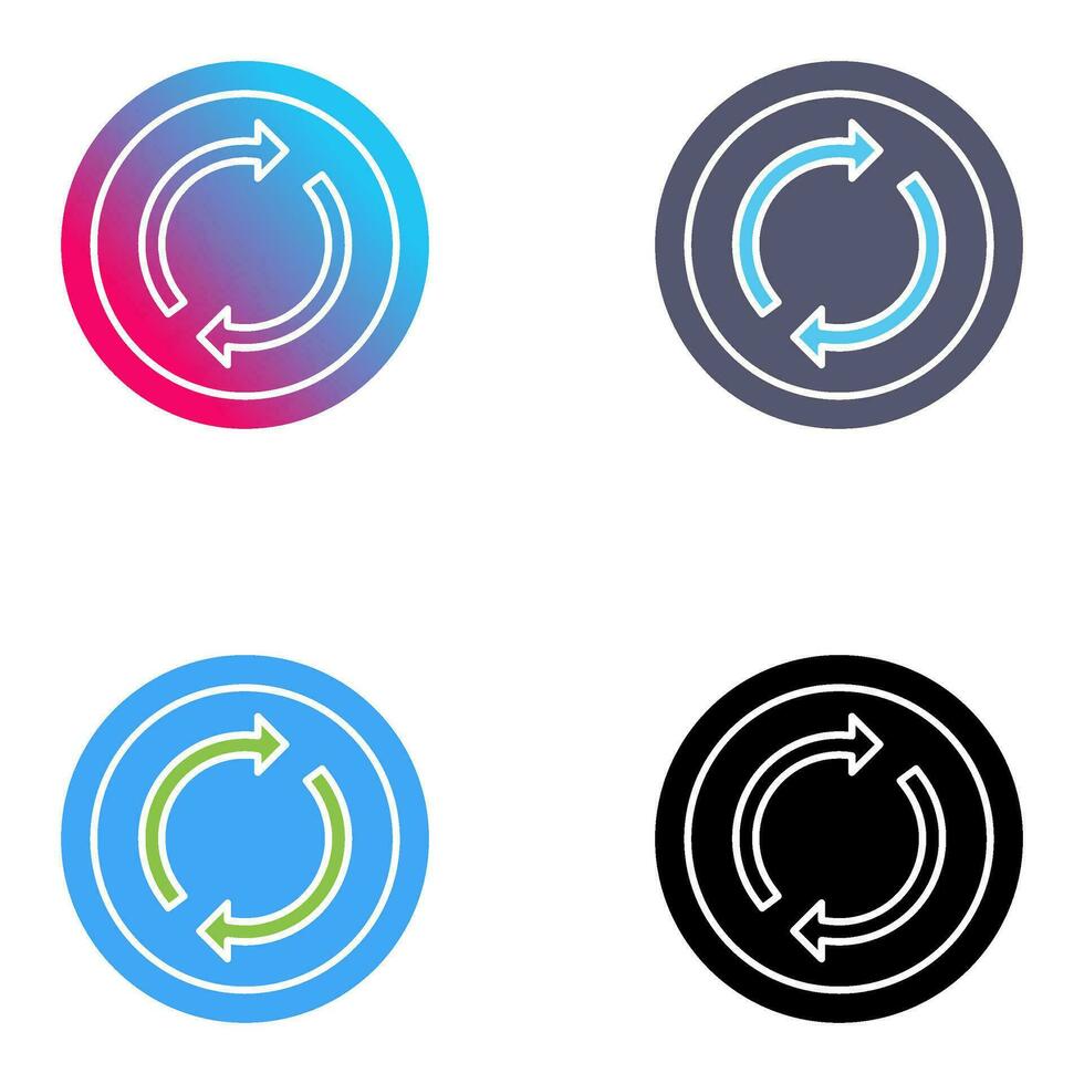 Loop Vector Icon 25211006 Vector Art at Vecteezy