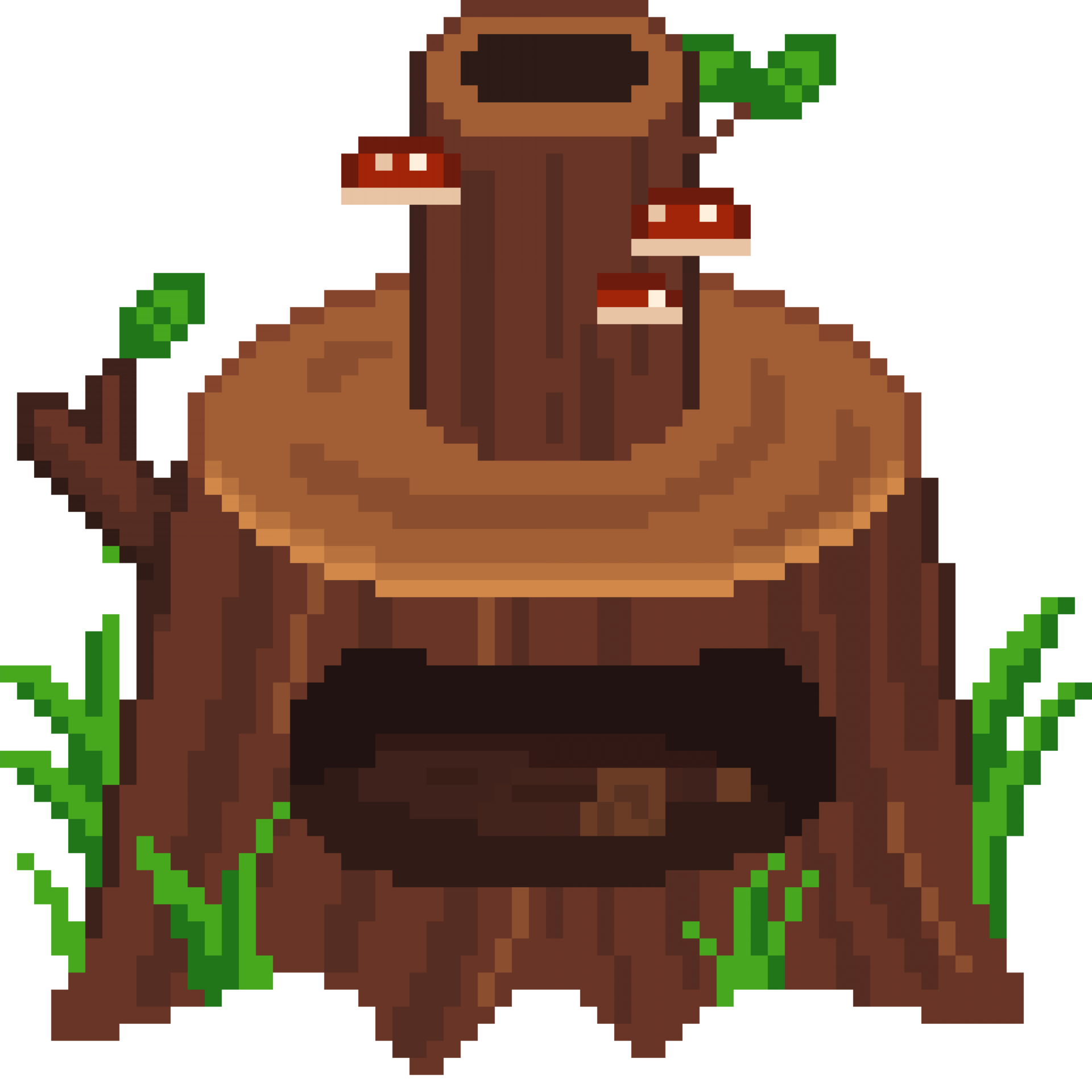 An 8-bit retro-styled pixel-art illustration of wooden furnace ... An 8-bit retro-styled pixel-art illustration of wooden furnace ...