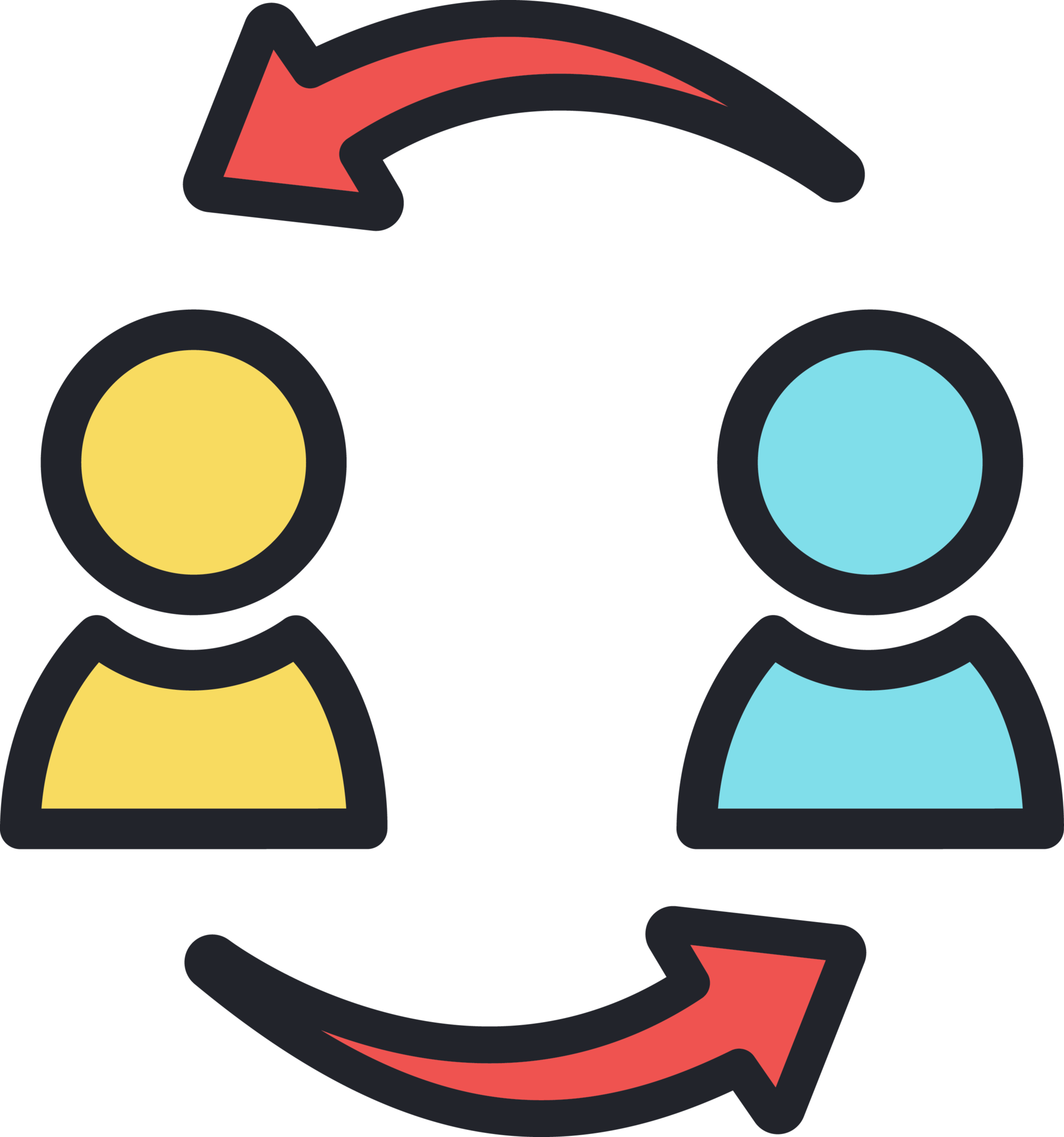 Customer to Customer C2C flat icon. 25213187 PNG Customer to Customer C2C flat icon. 25213187 PNG