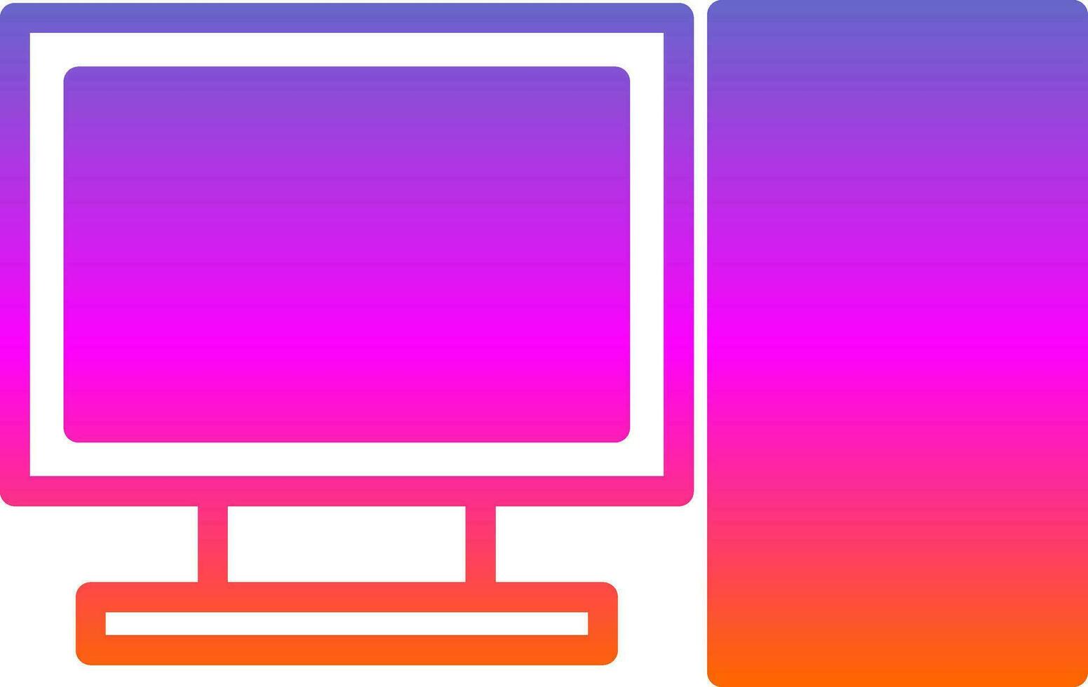 Desktop computer Vector Icon Design 25215964 Vector Art at Vecteezy