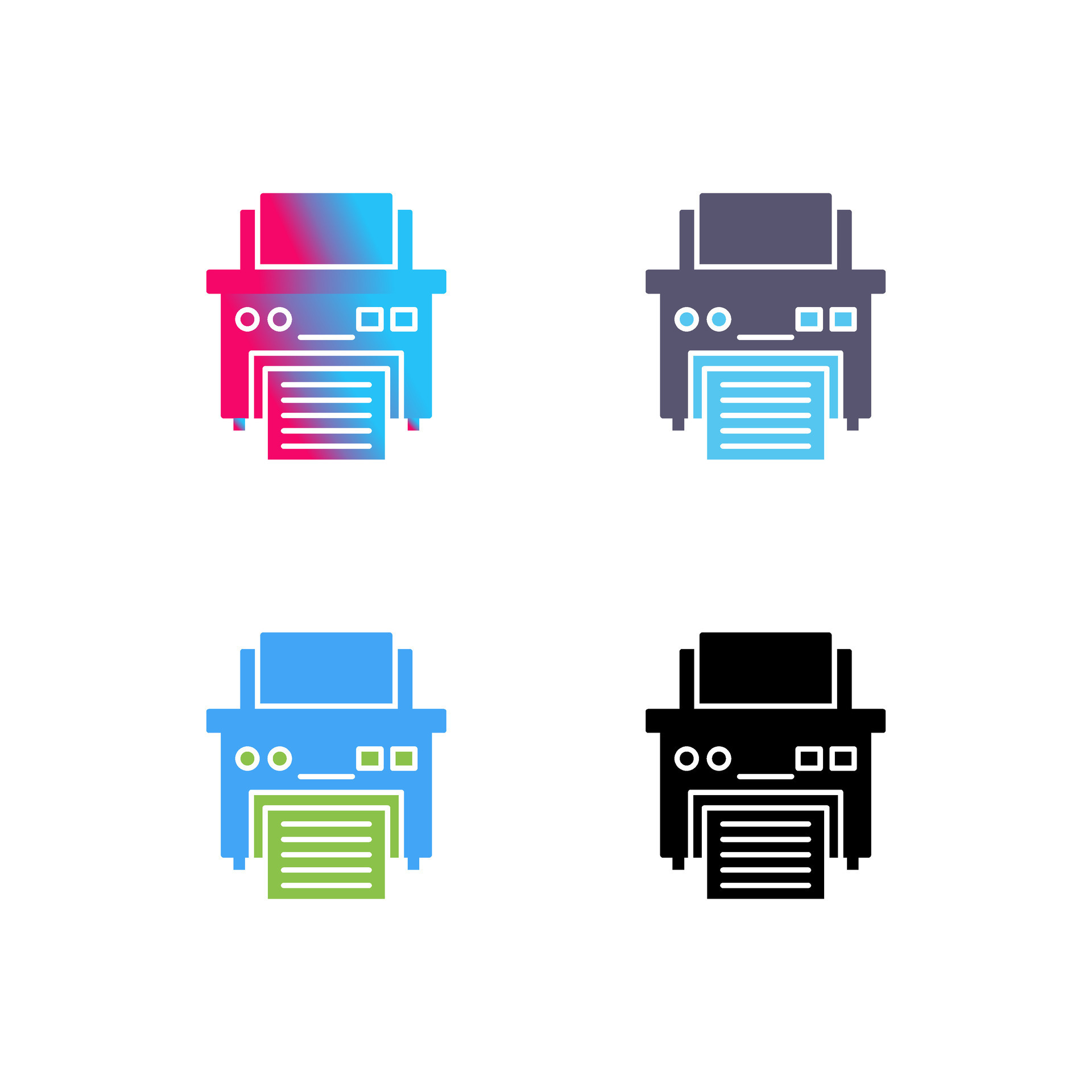 Printer Vector Icon 25216809 Vector Art at Vecteezy