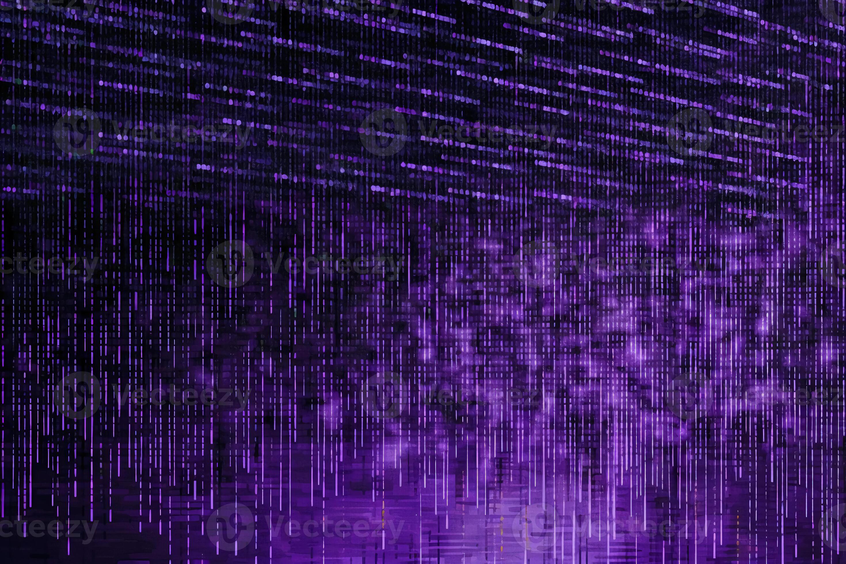 Purple gray raining hacker screen dark coding line. 25218064 Stock Photo at Vecteezy