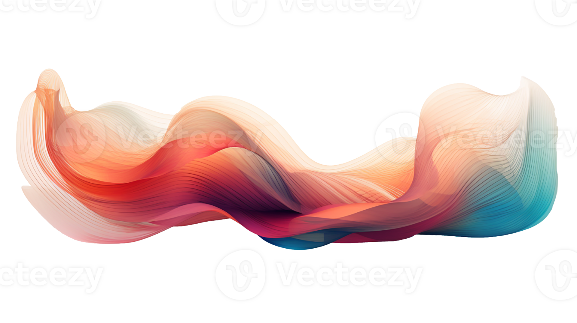 Abstract Dynamic Colorful Wave Background Waves Abstract Art 25218550 Png