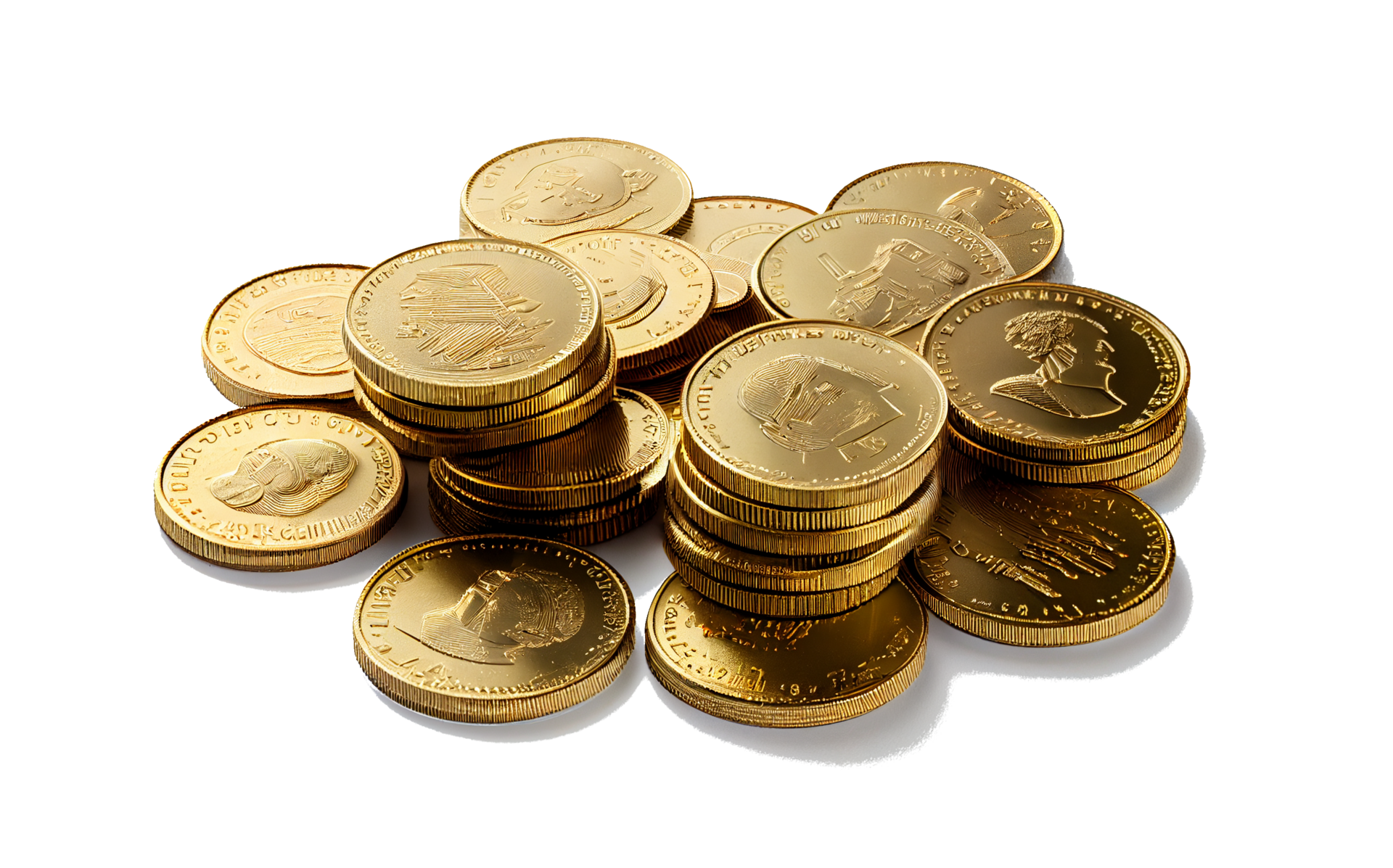 Gold Coins Treasure Png