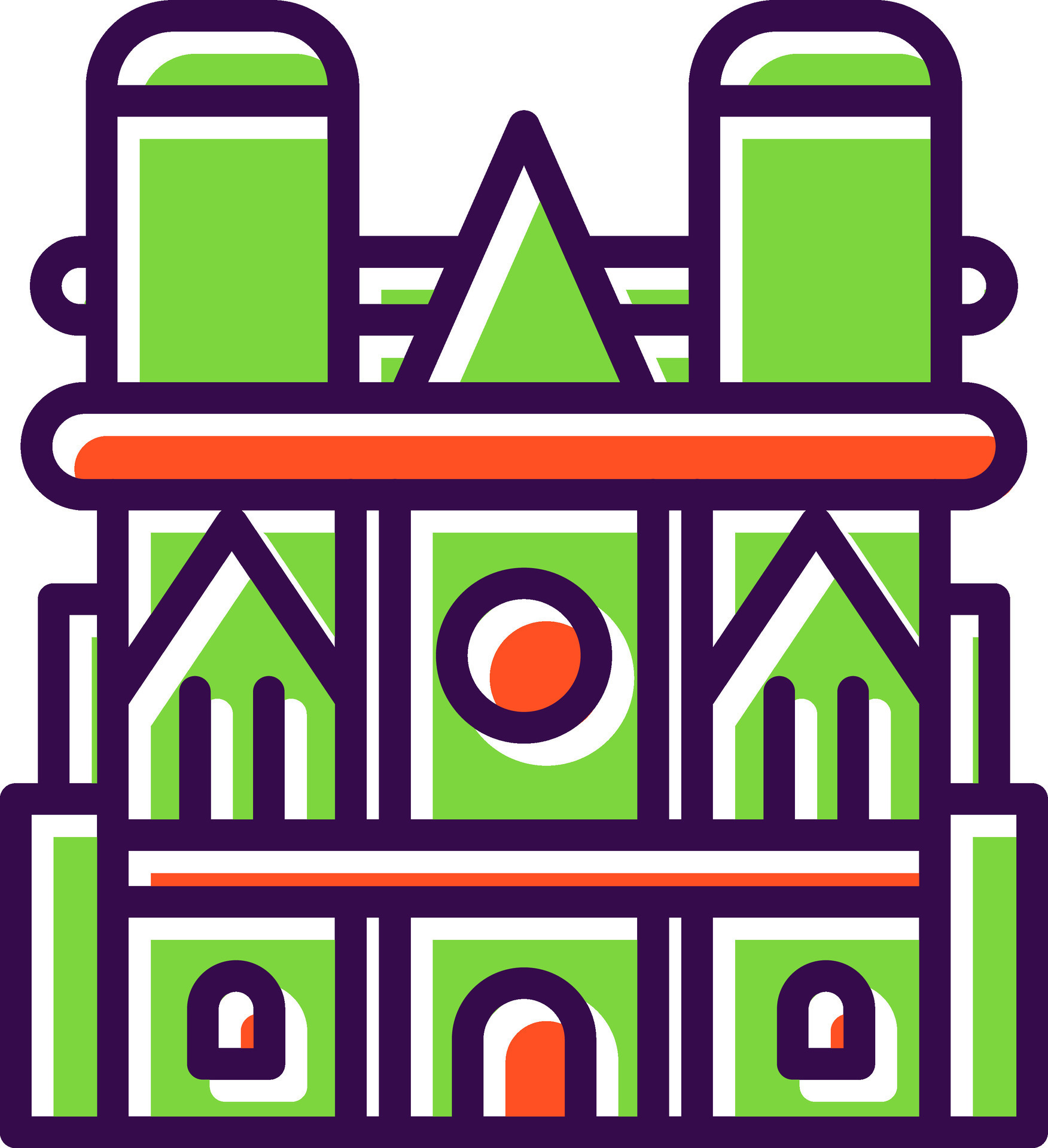 Notre dame Vector Icon Design 25219896 Vector Art at Vecteezy Notre dame Vector Icon Design 25219896 Vector Art at Vecteezy