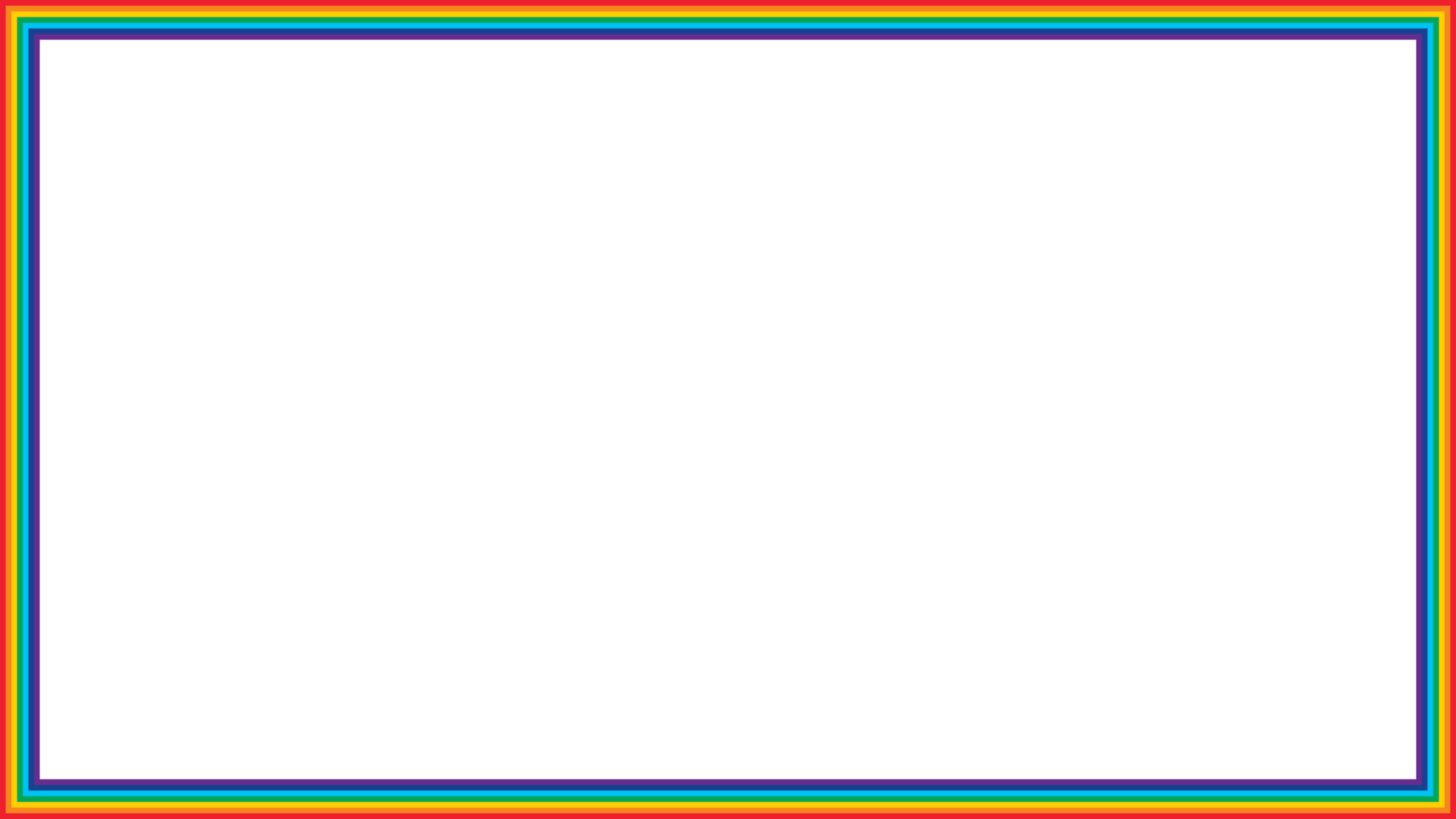 Rainbow frame border transparent 25222484 PNG