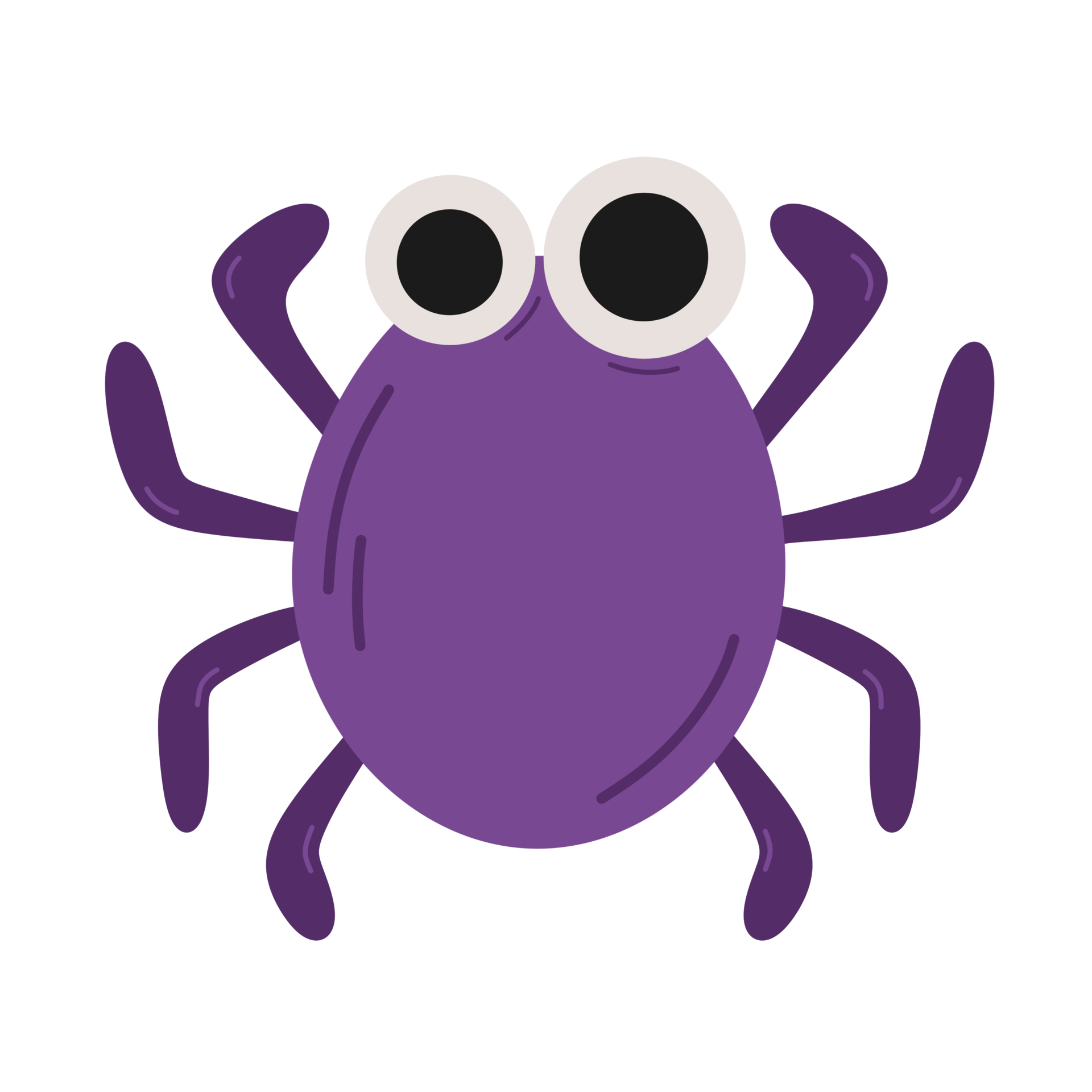 Cute spider halloween icon. 25222689 PNG