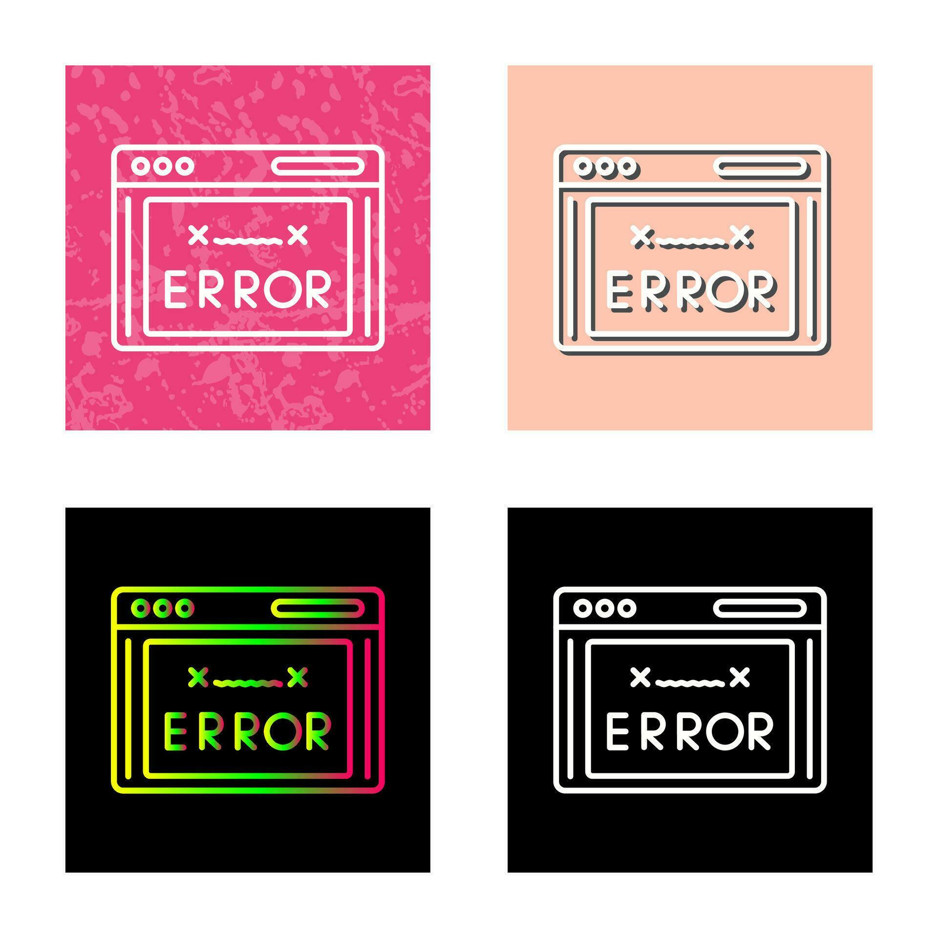 Error Code Vector Icon 25237454 Vector Art at Vecteezy