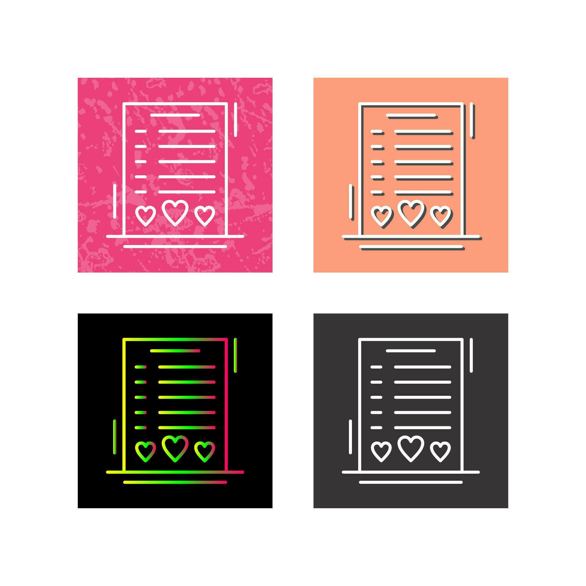 Wishlist Vector Icon 25241426 Vector Art at Vecteezy