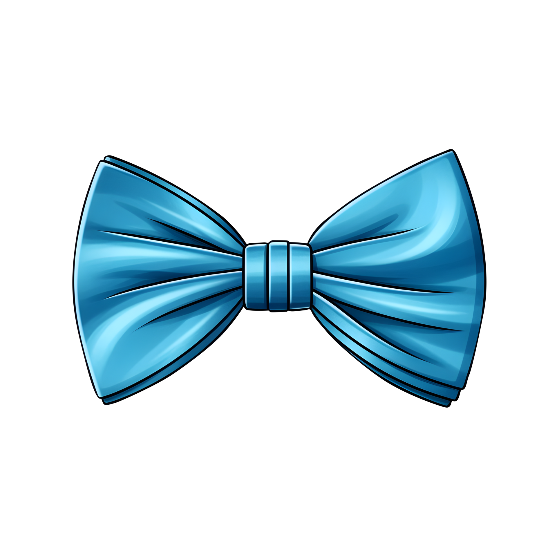 Blue Bow Tie Clipart 3d Illustration Ai Generated 25246330 Png