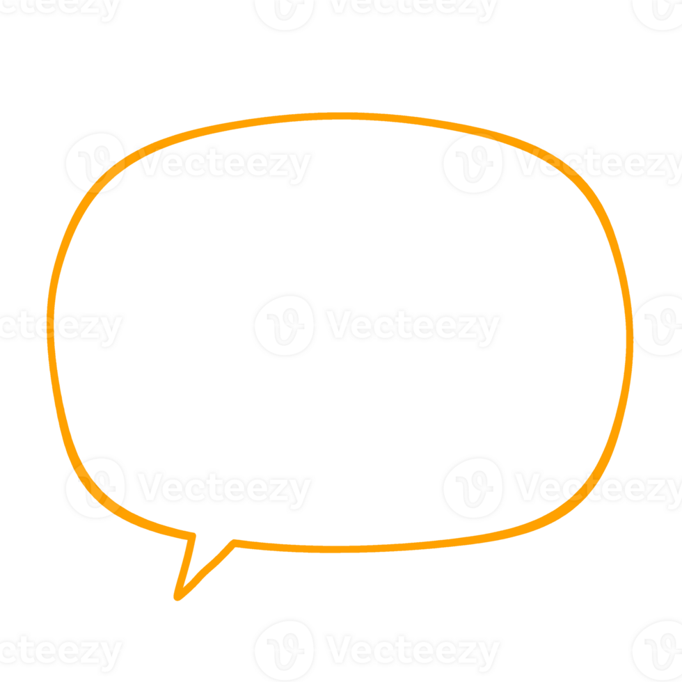 speech bubble outline 25247212 PNG